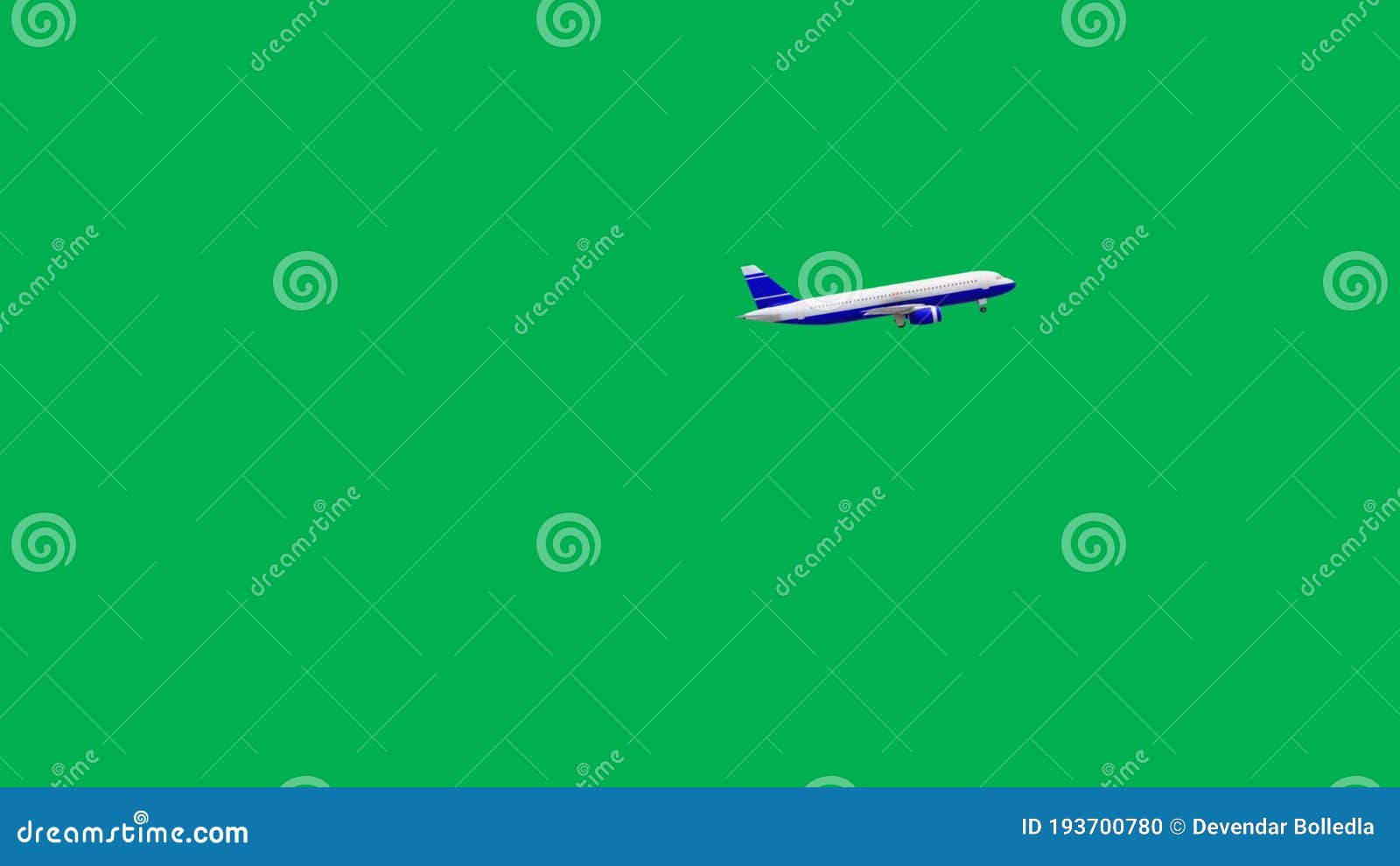 Flying Aeroplane with Green Screen Background Stock Footage - Video of ...
