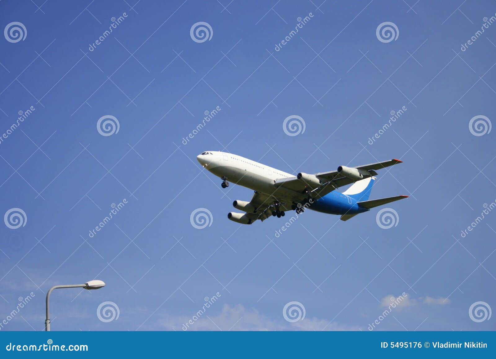 The flying aircraft stock photo. Image of land, holiday - 5495176