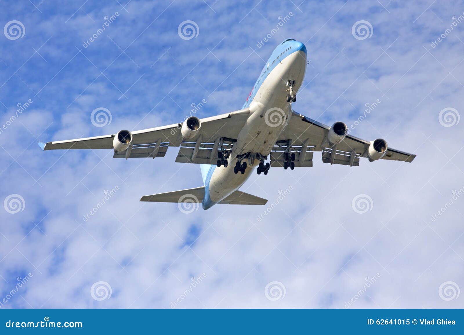 Flying aircraft stock image. Image of airplain, transportation - 62641015