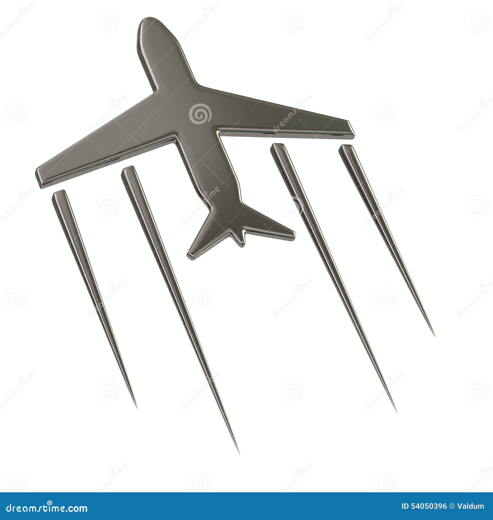 Flying airplane symbol stock illustration. Illustration of commercial ...