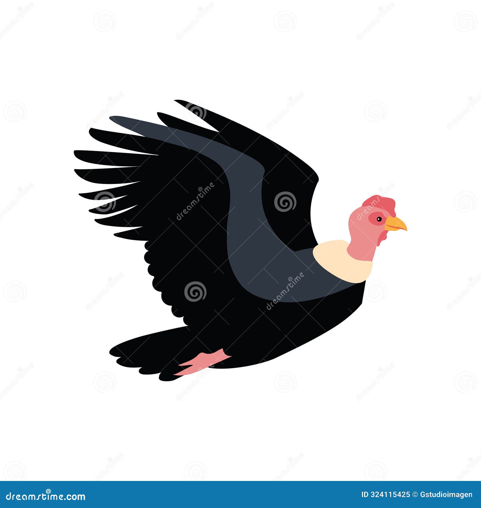 Flying Andean Condor Bird Cartoon Vector | CartoonDealer.com #324115425 Flying Andean Condor Bird Cartoon Vector | CartoonDealer.com #324115425