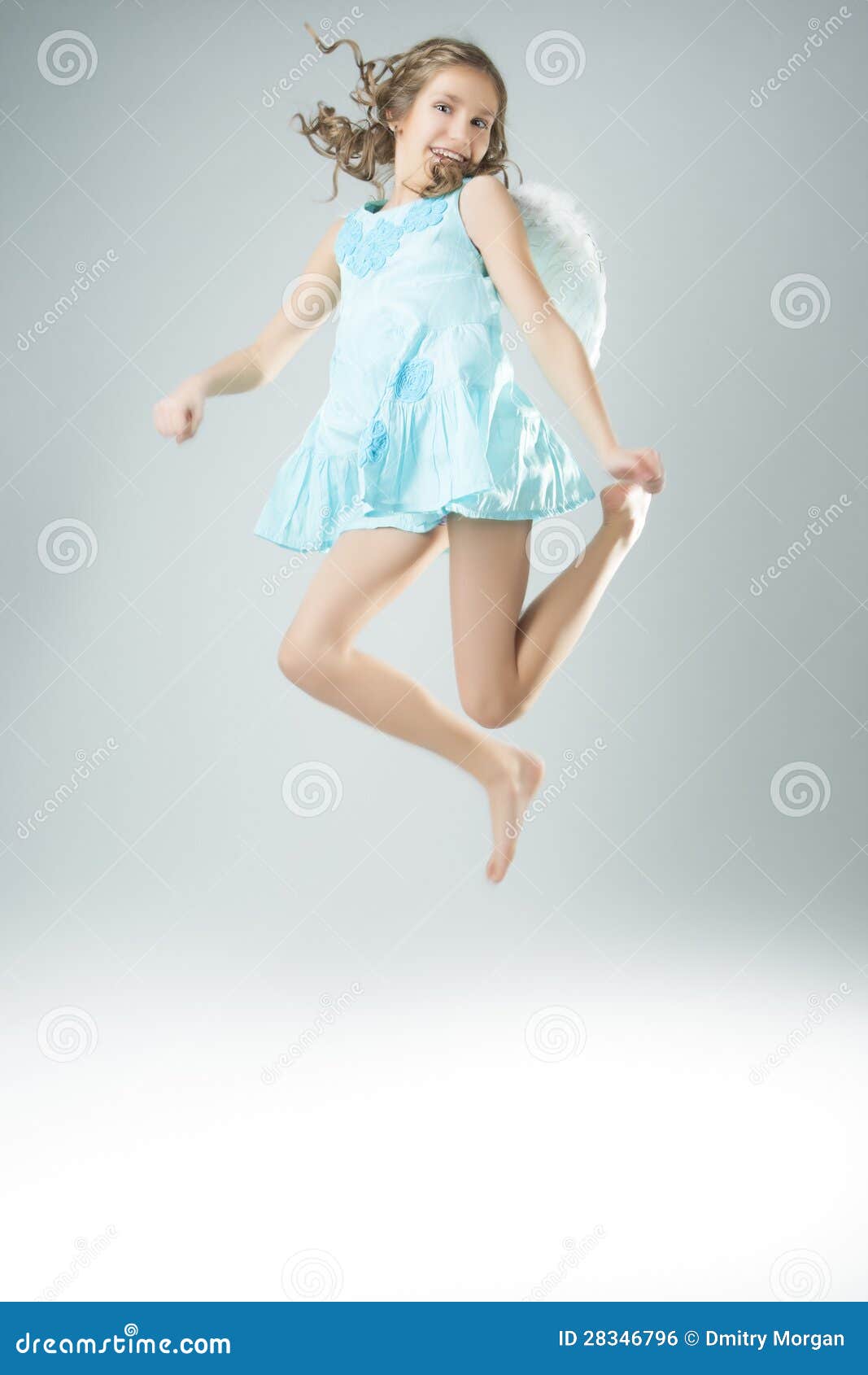 Flying angel stock photo. Image of charming, lovely, angelic - 28346796
