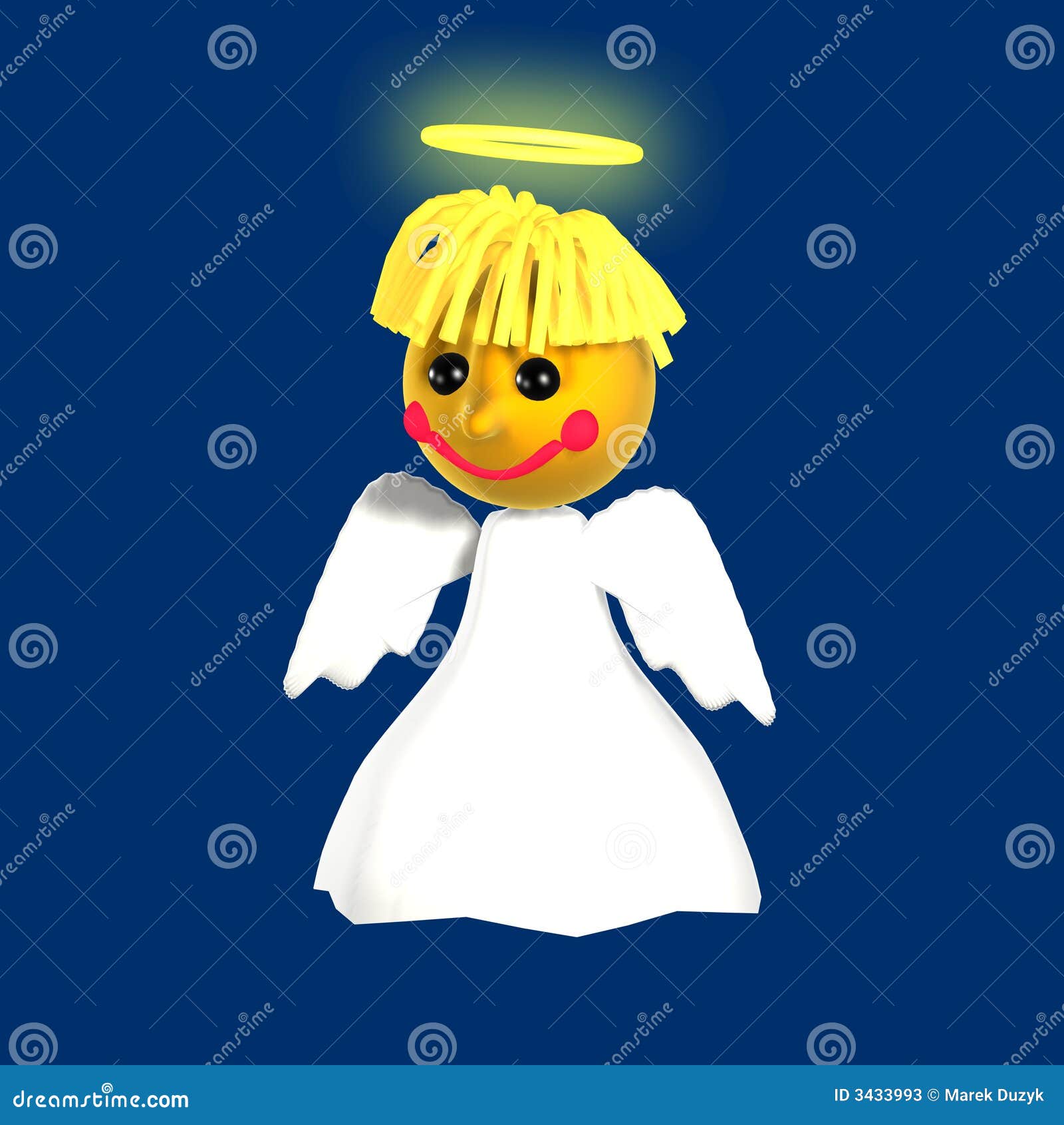 Flying angel stock illustration. Illustration of flying - 3433993