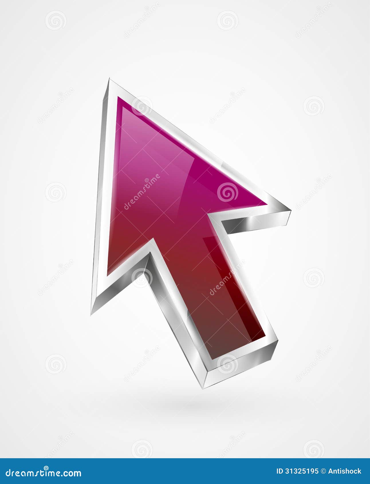 Flying arrow icon stock vector. Illustration of direction - 31325195