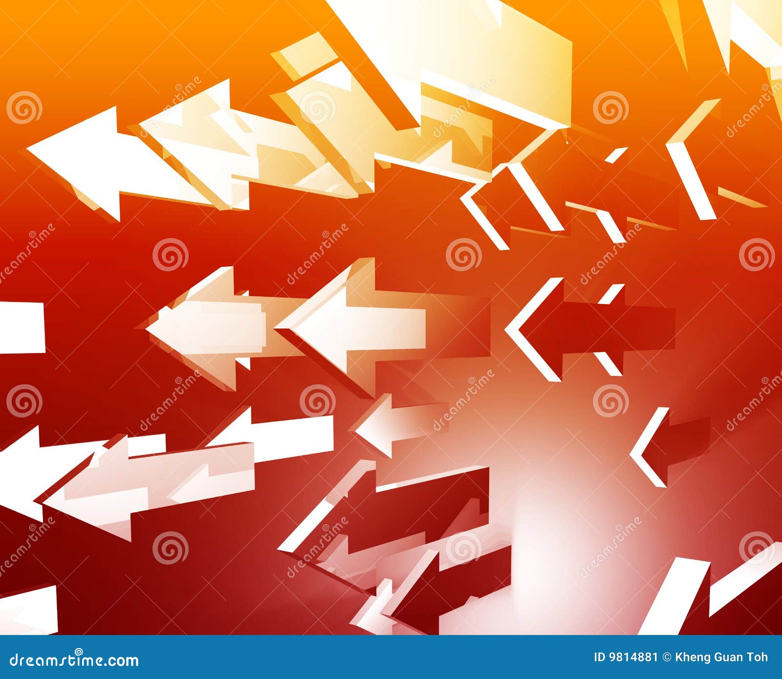 Flying arrows stock illustration. Illustration of detailed - 9814881