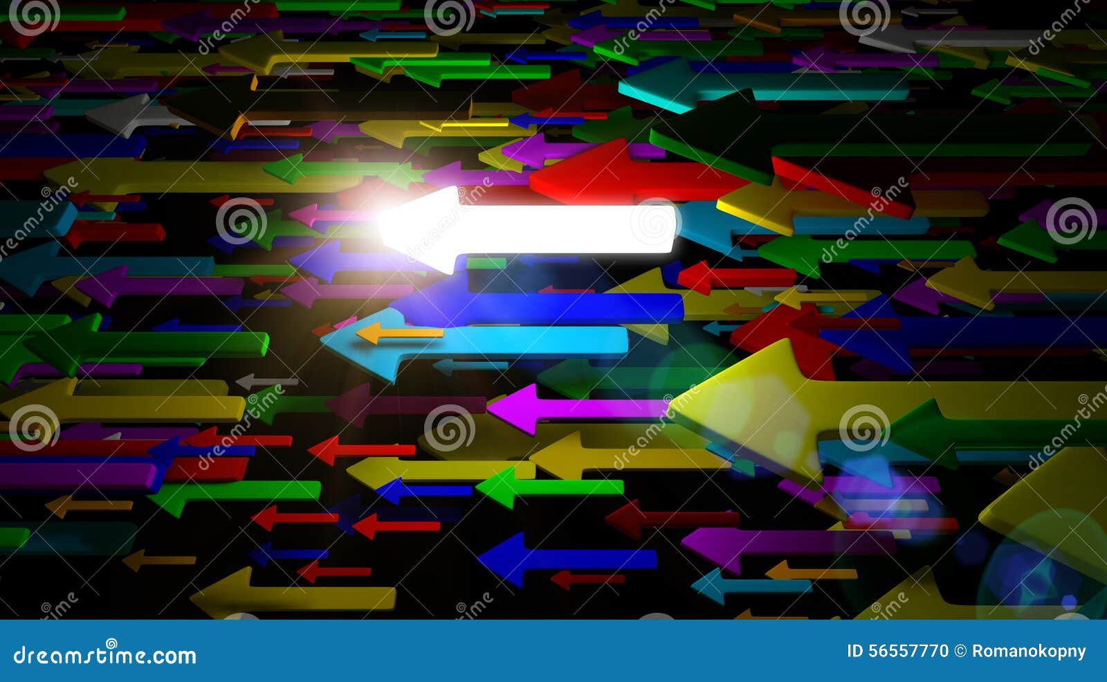 Flying arrows stock illustration. Illustration of boss - 56557770