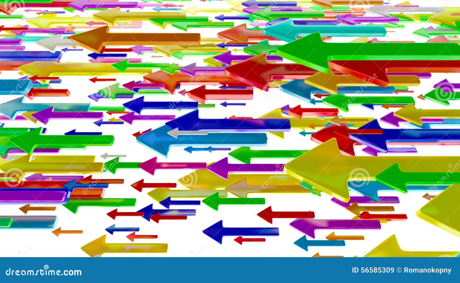 Flying arrows stock illustration. Illustration of abstraction - 56585309