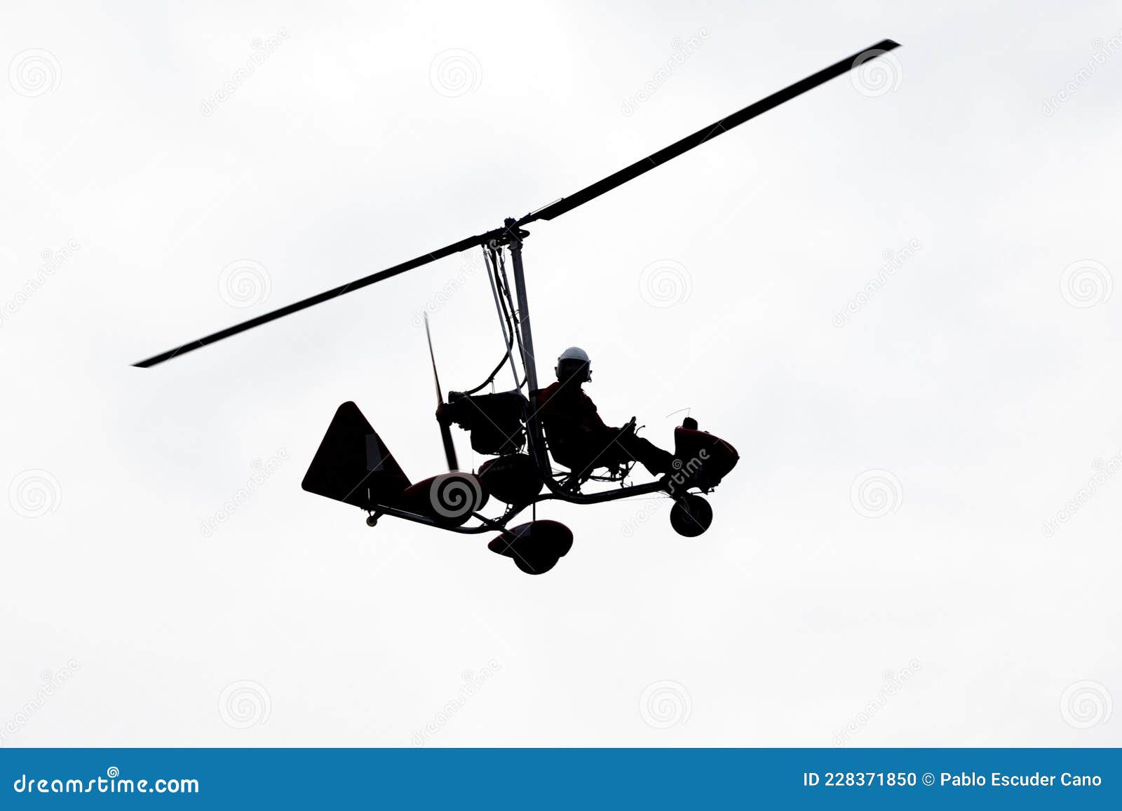 White Autogyro Or Gyrocopter Royalty-Free Stock Image | CartoonDealer ...