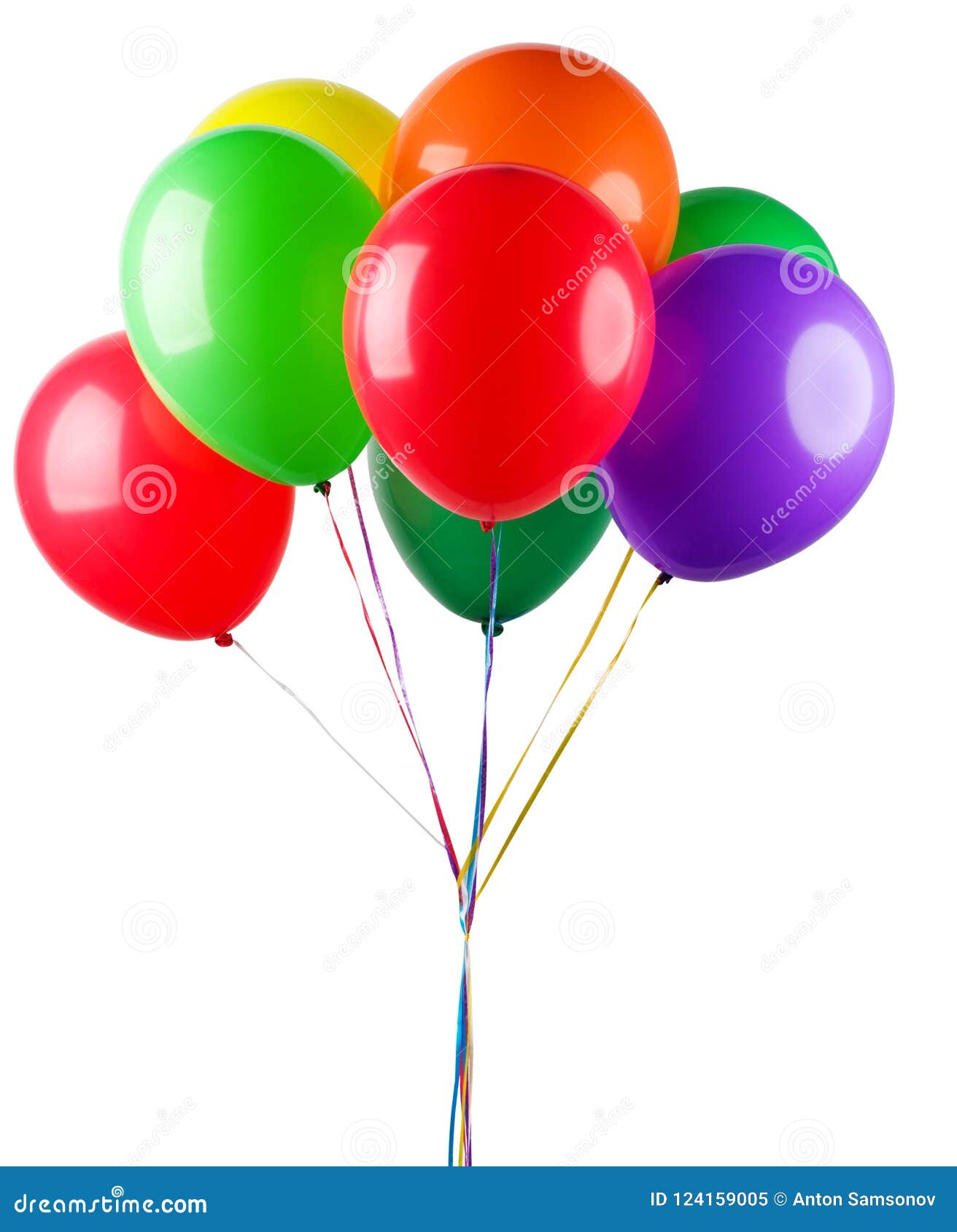 The Flying Balloon Of The Small Sizes On The Earth. The Flying Device ...