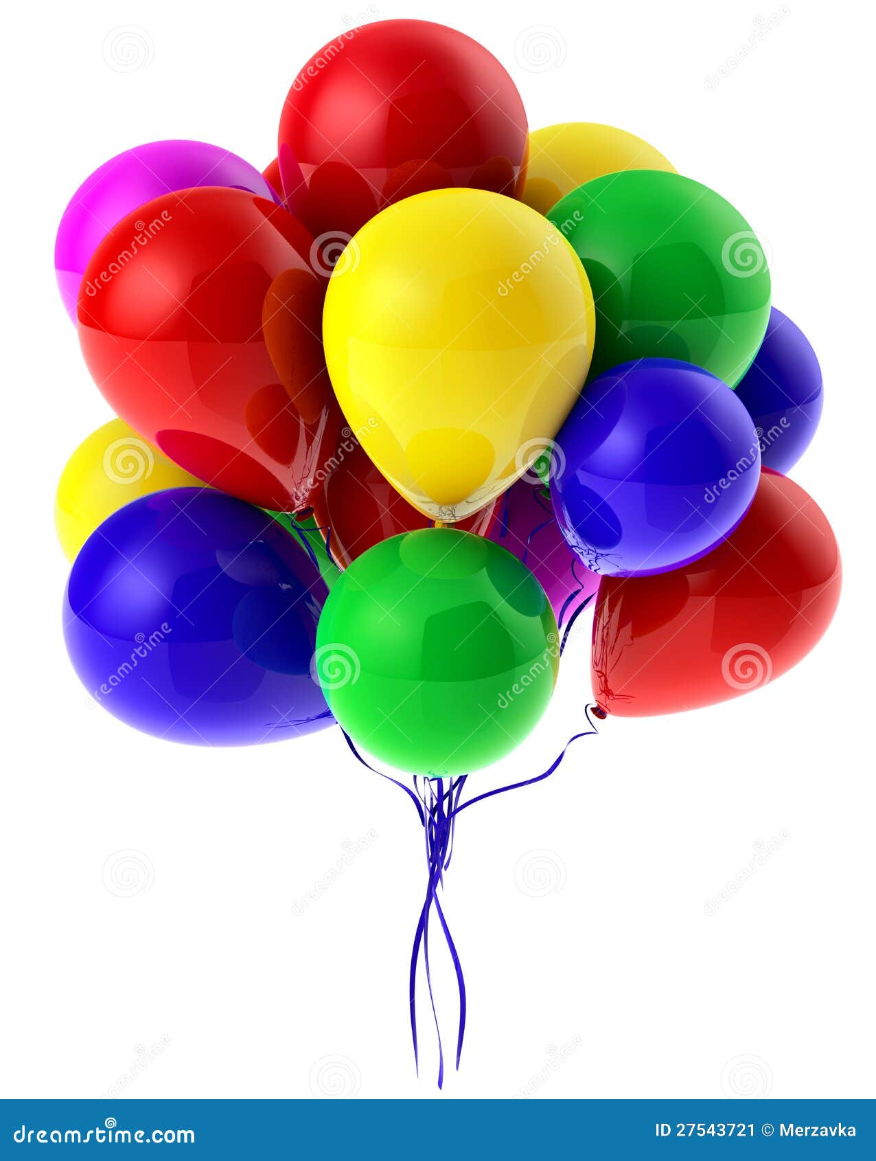 Flying balloons stock illustration. Illustration of carnival - 27543721