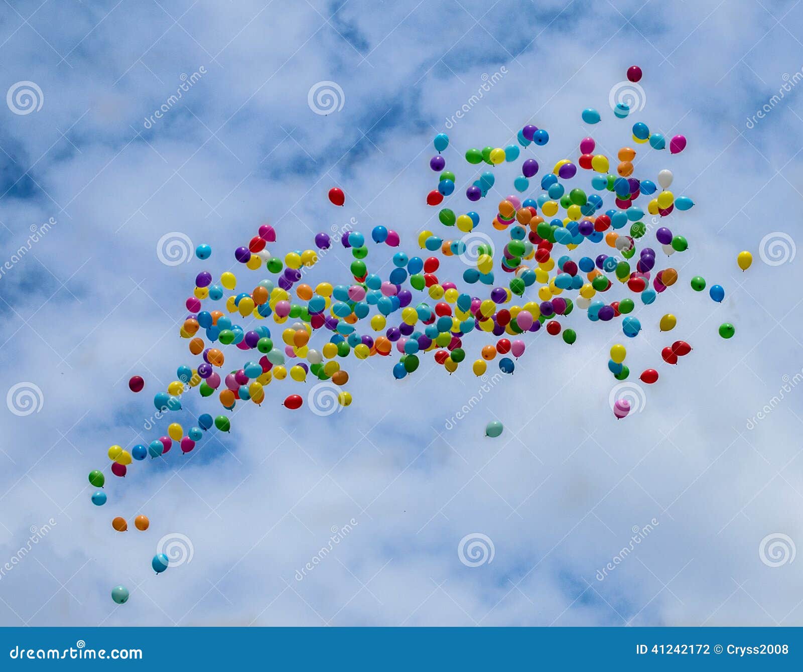 Flying balloons stock photo. Image of green, balloons - 41242172