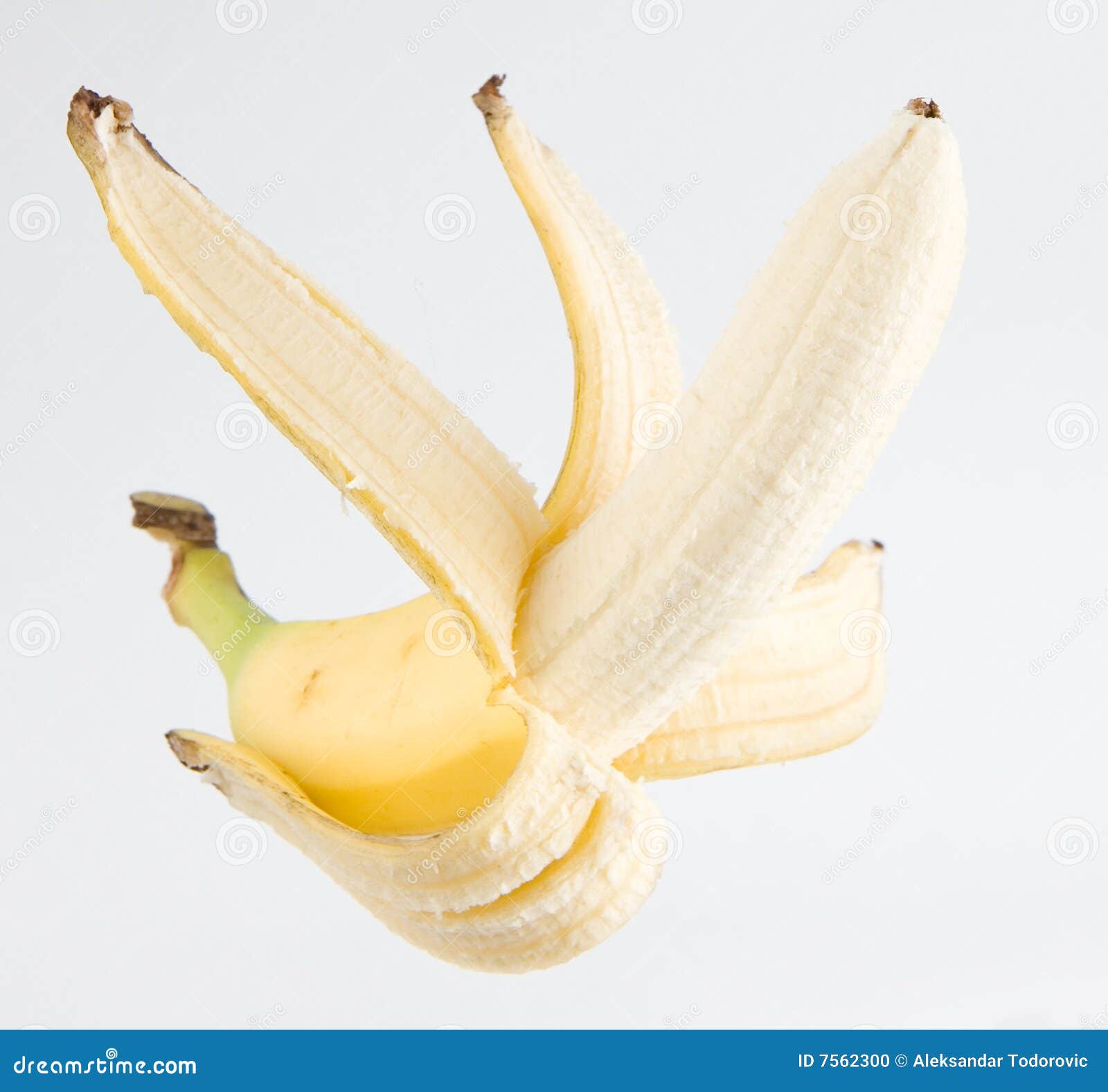Flying banana stock photo. Image of exotic, yellow, white - 7562300