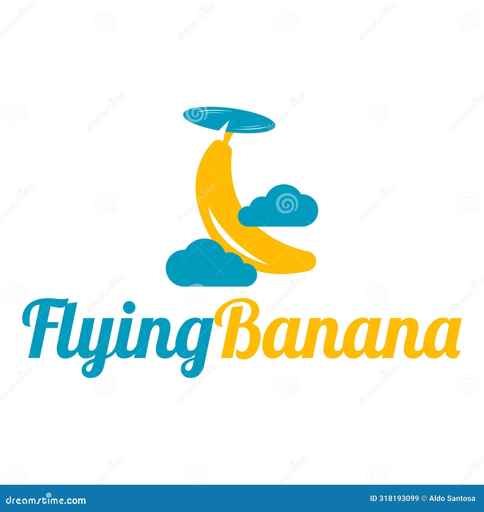 Flying Banana Peels Isolated On White Background Royalty-Free Stock ...