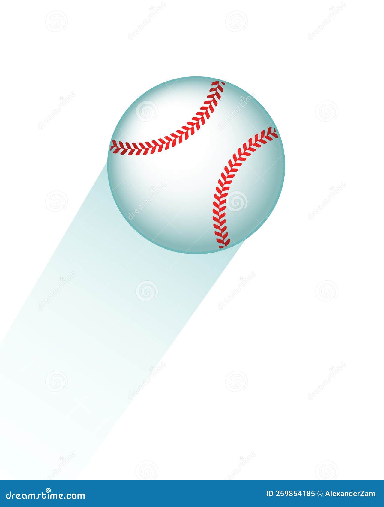 Flying baseball icon stock vector. Illustration of competition - 259854185