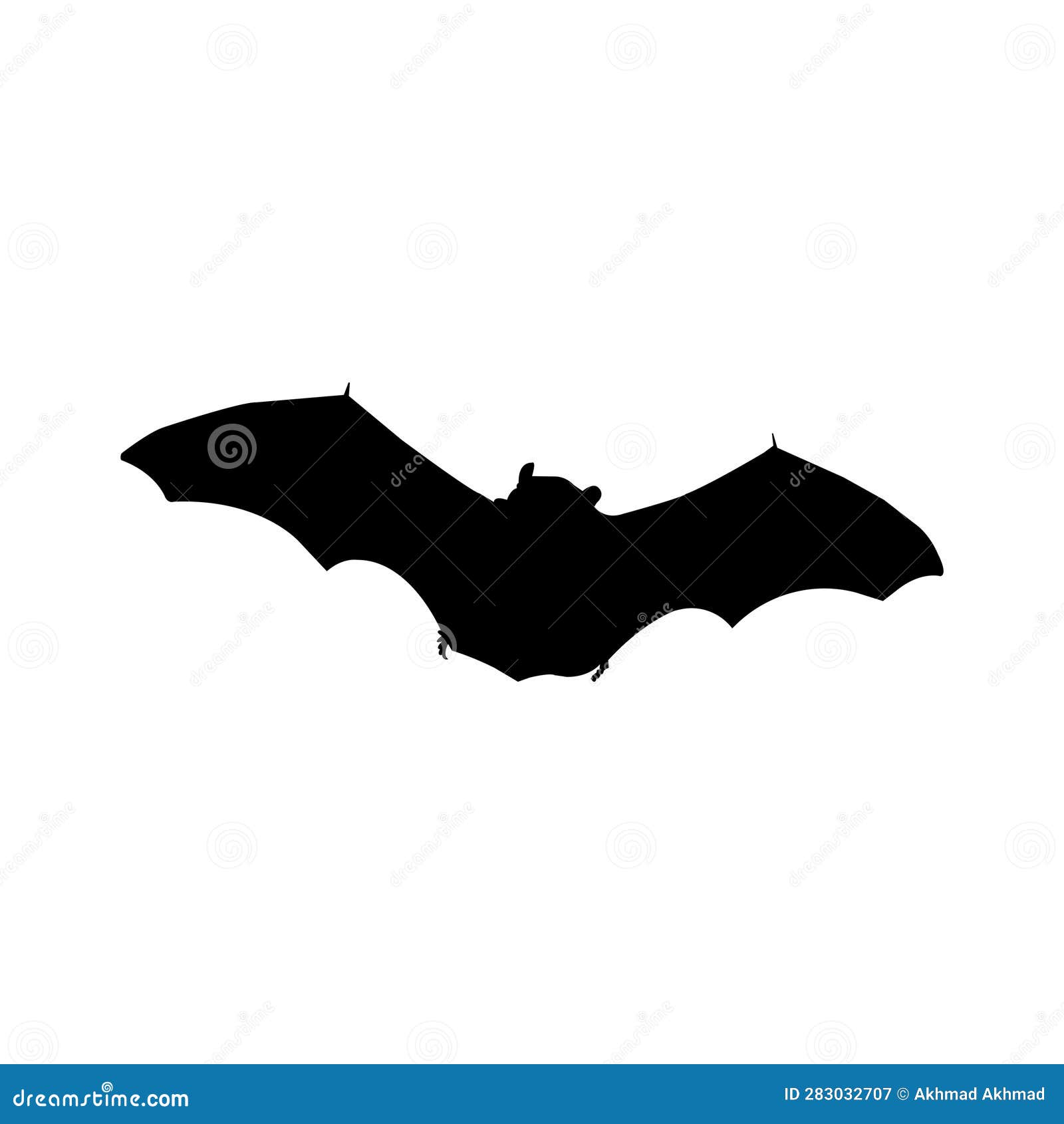 Flying bat icon stock vector. Illustration of wild, vampire - 283032707
