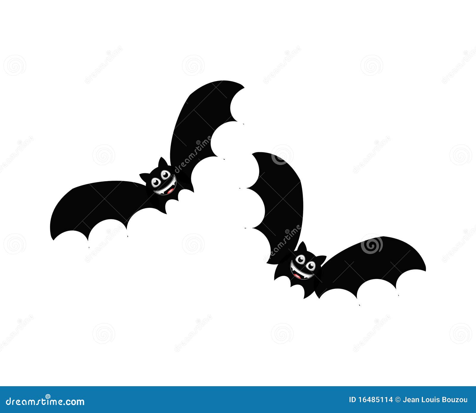 Flying Bats Halloween Swarm Silhouette Isolated On White Background ...