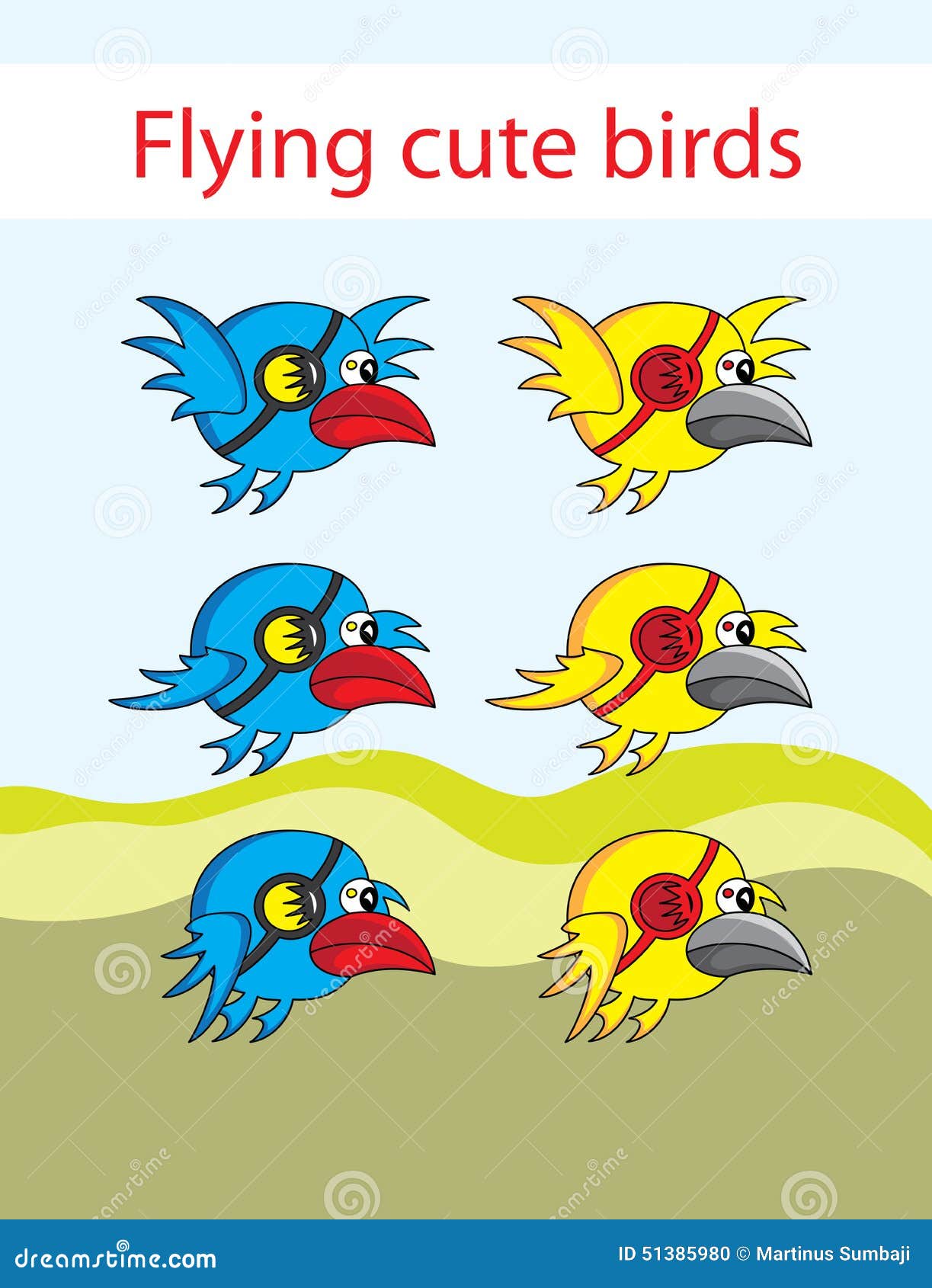 Bird Animation For Logos Or Cartoon Characters Stock Photography ...