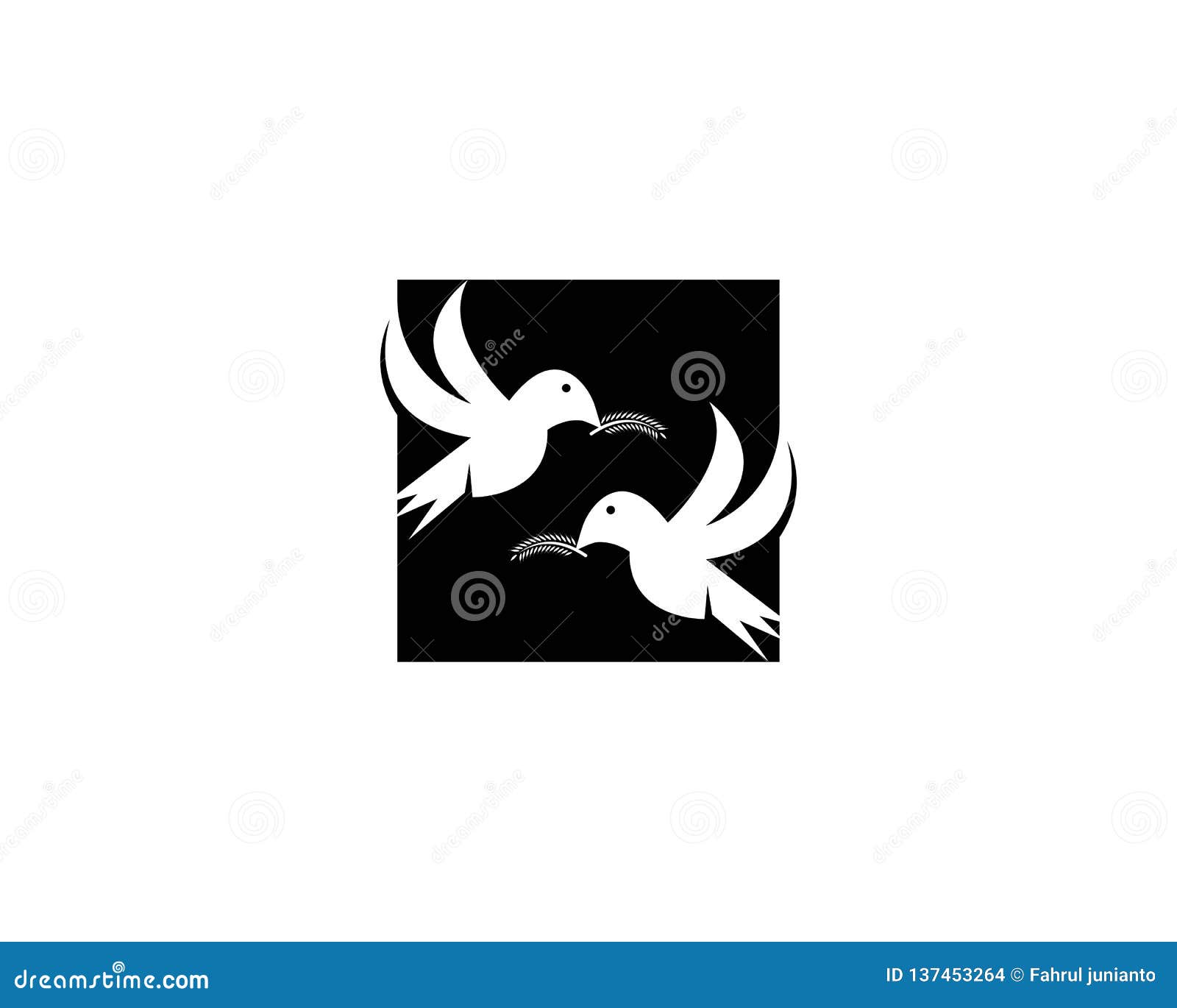 Flying Bird Icon Vector Illustration Stock Vector - Illustration of ...