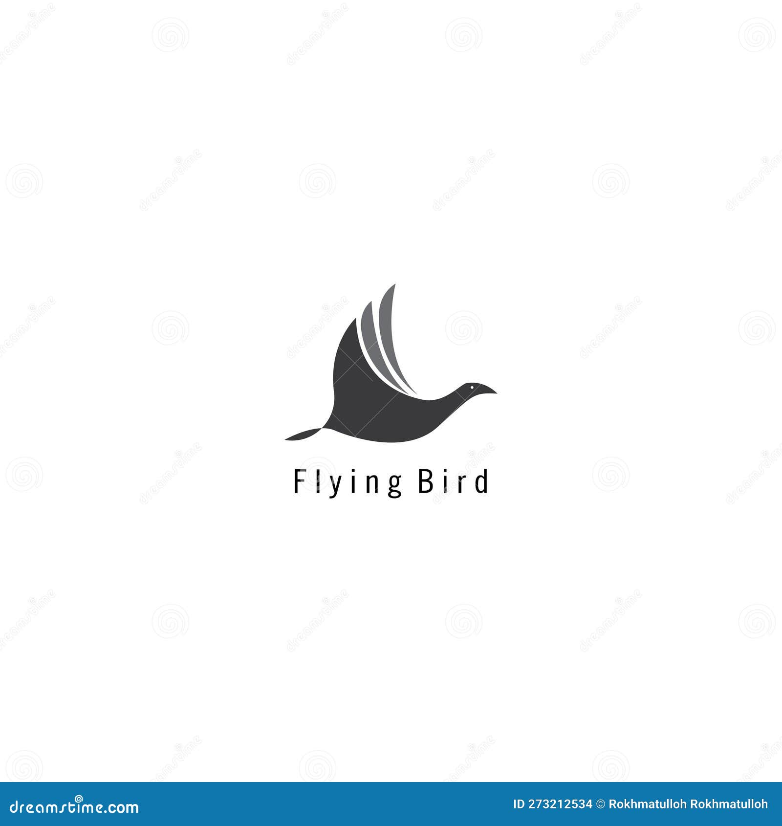 Flying Bird Nature Logo Abstract Design Vector Illustration Stock ...