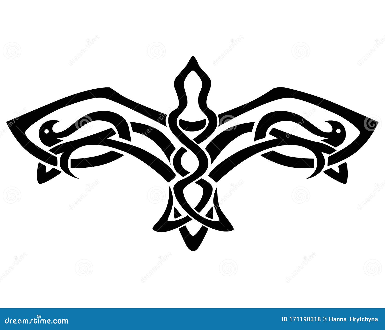 Linear Celtic Or Greek Pattern Woven From Three Lines. Infinity Symbol ...