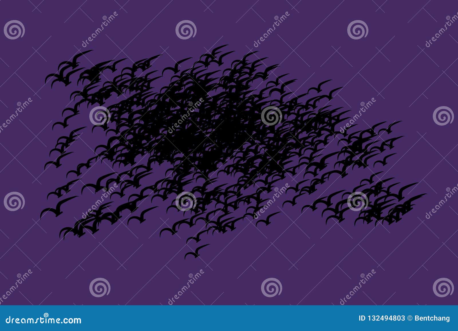 Flying Birds Illustrations Background Abstract, Hand Drawn Texture. Art ...