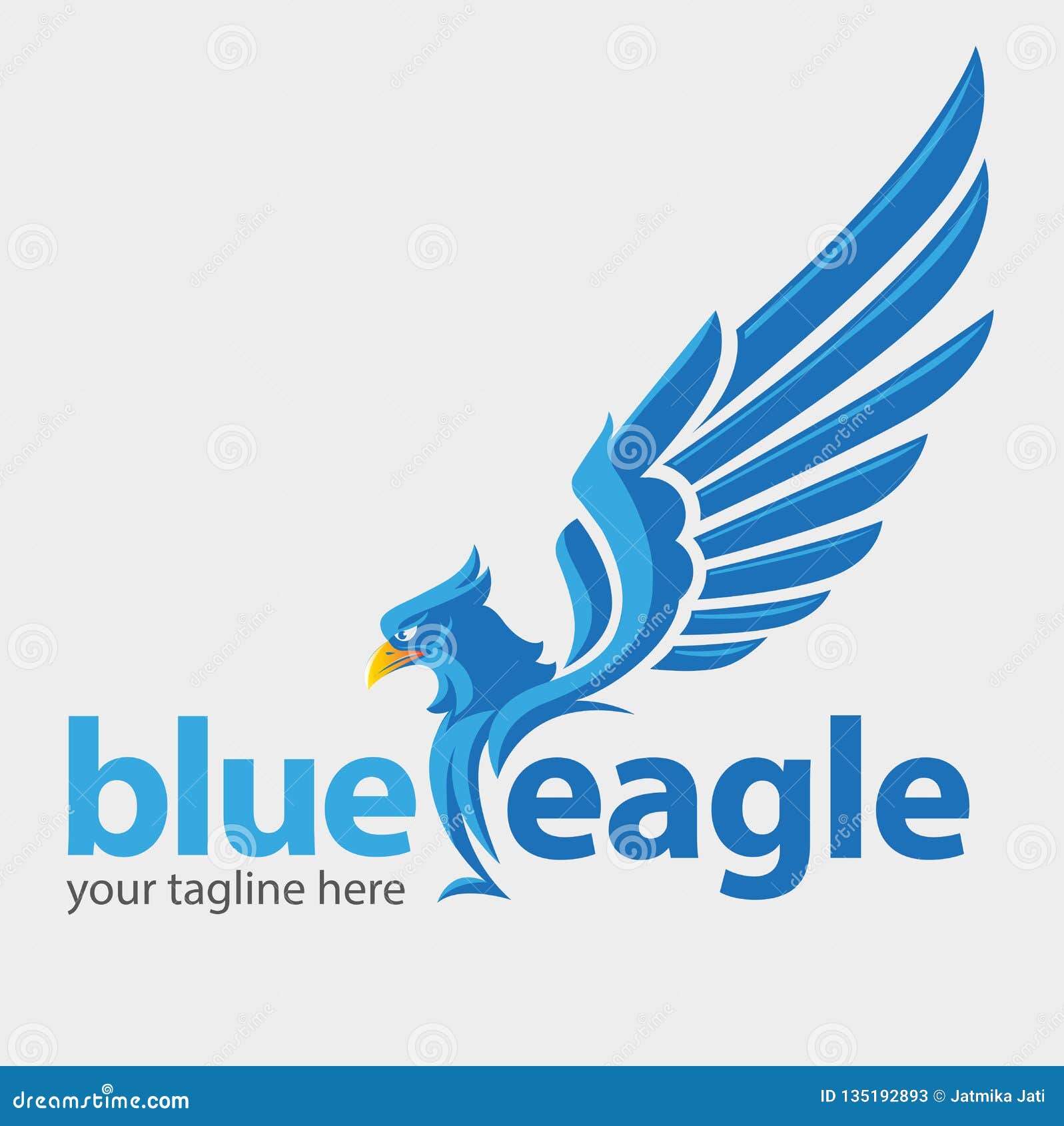 Blue Eagle Logo Stock Illustration | CartoonDealer.com #101701573