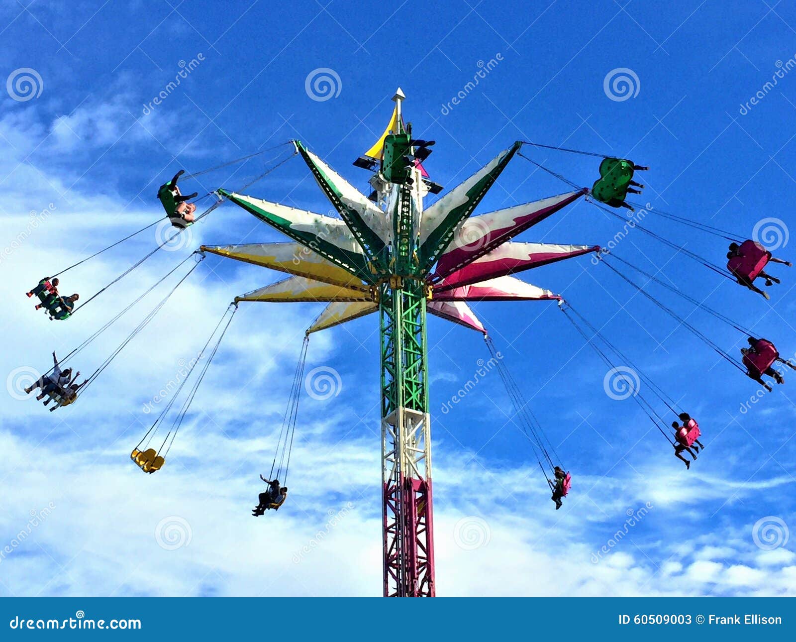 Flying stock image. Image of fair, swing, flying, blue - 60509003