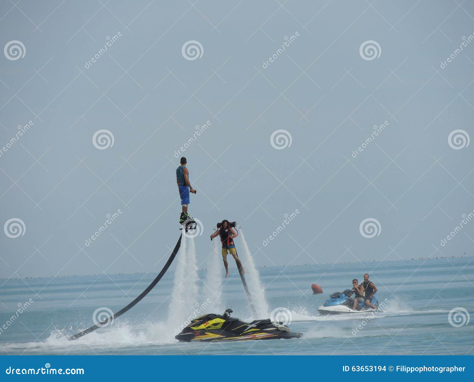 Flyboard XMA Show - Riccione 2015 Editorial Stock Image - Image of ...