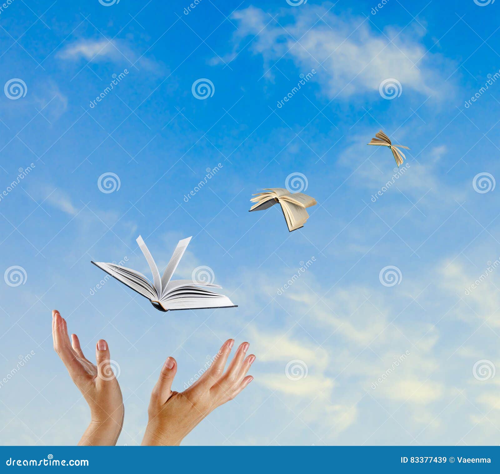 Flying books stock image. Image of flying, finger, closeup - 83377439