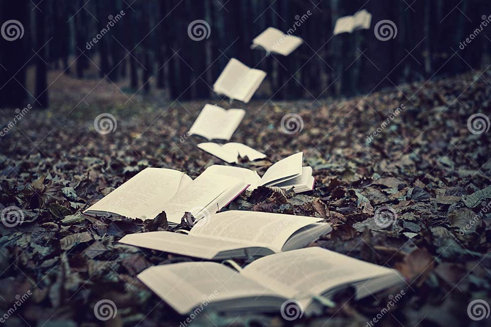 Flying books stock photo. Image of reading, books, rising - 46848478