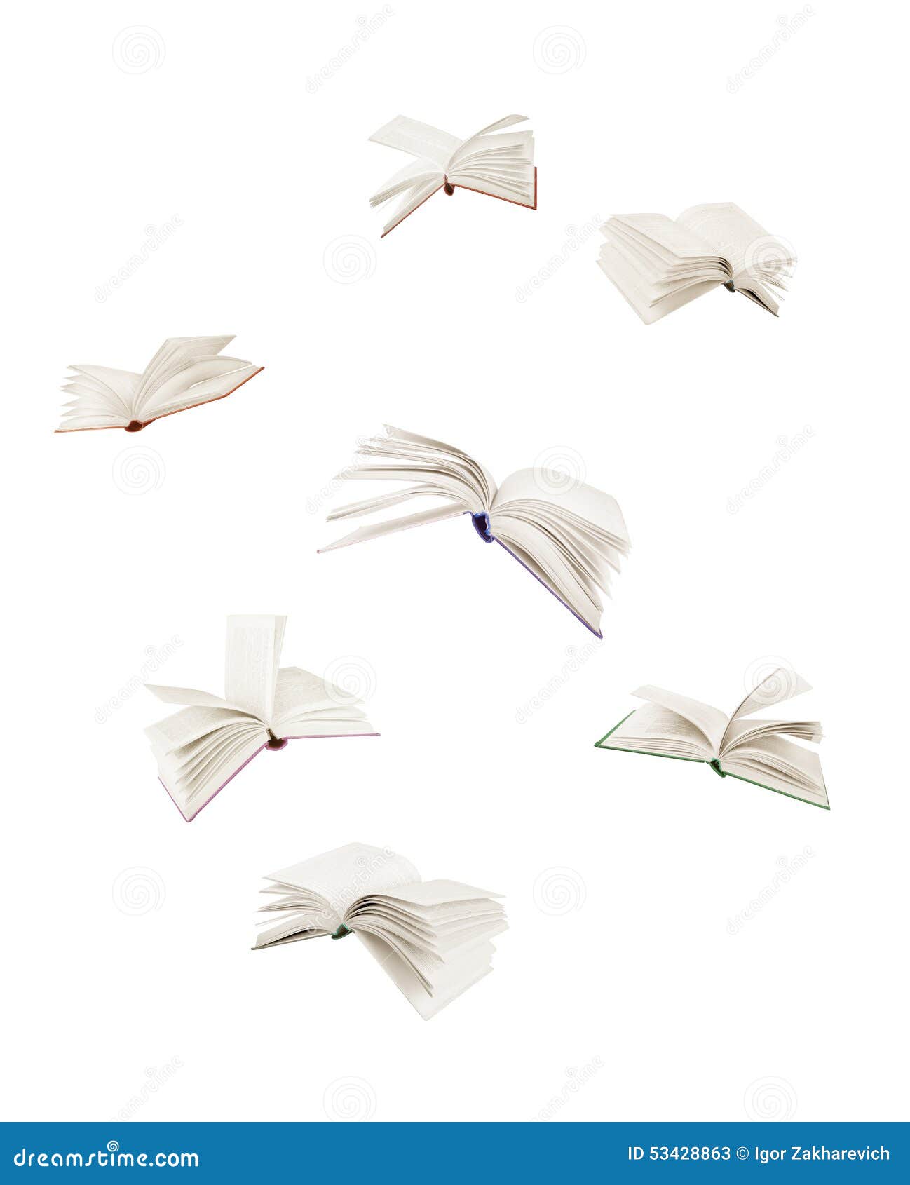 Flying books stock image. Image of dream, close, white - 53428863