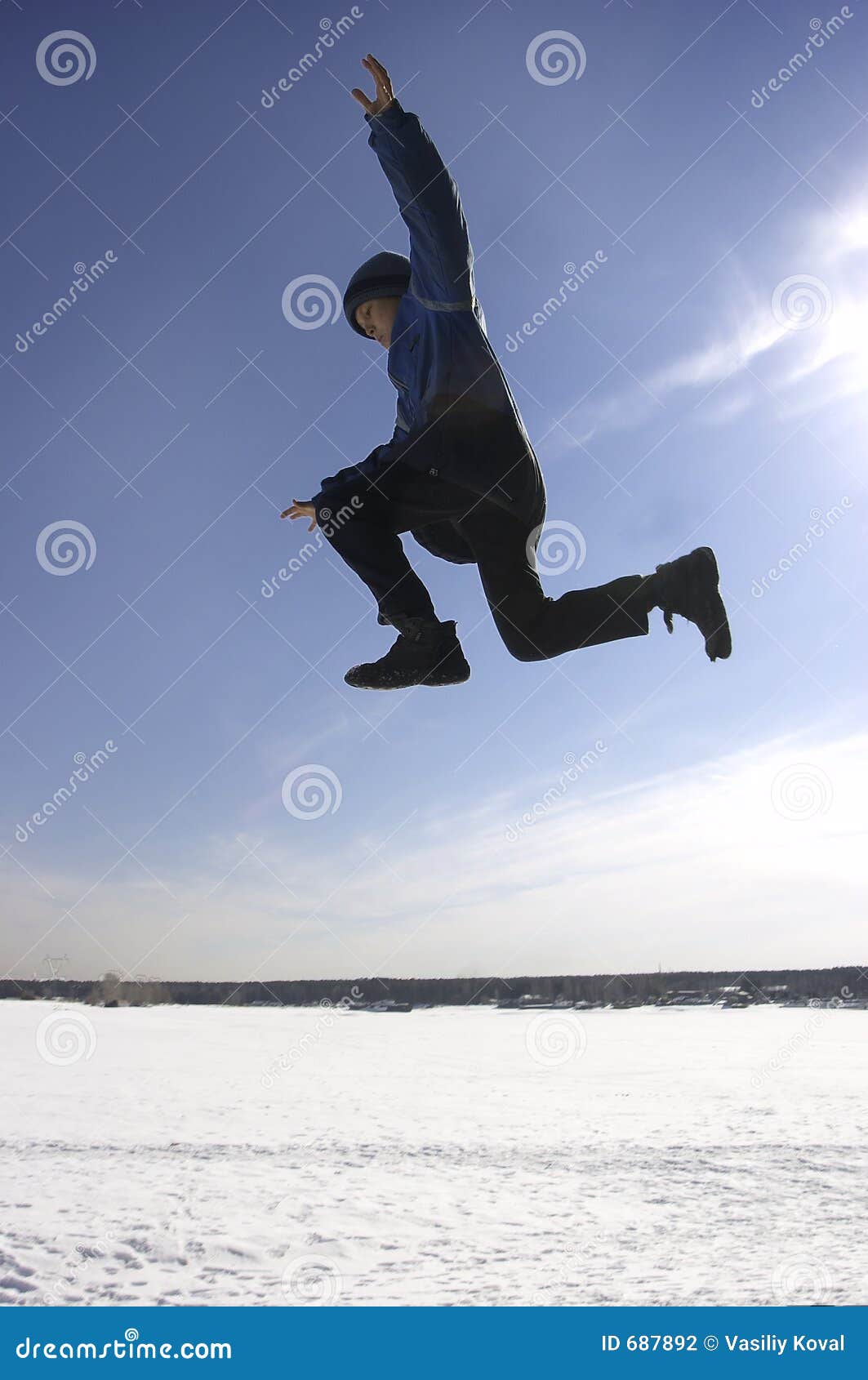 Flying boy stock photo. Image of shadow, hand, show, play - 687892