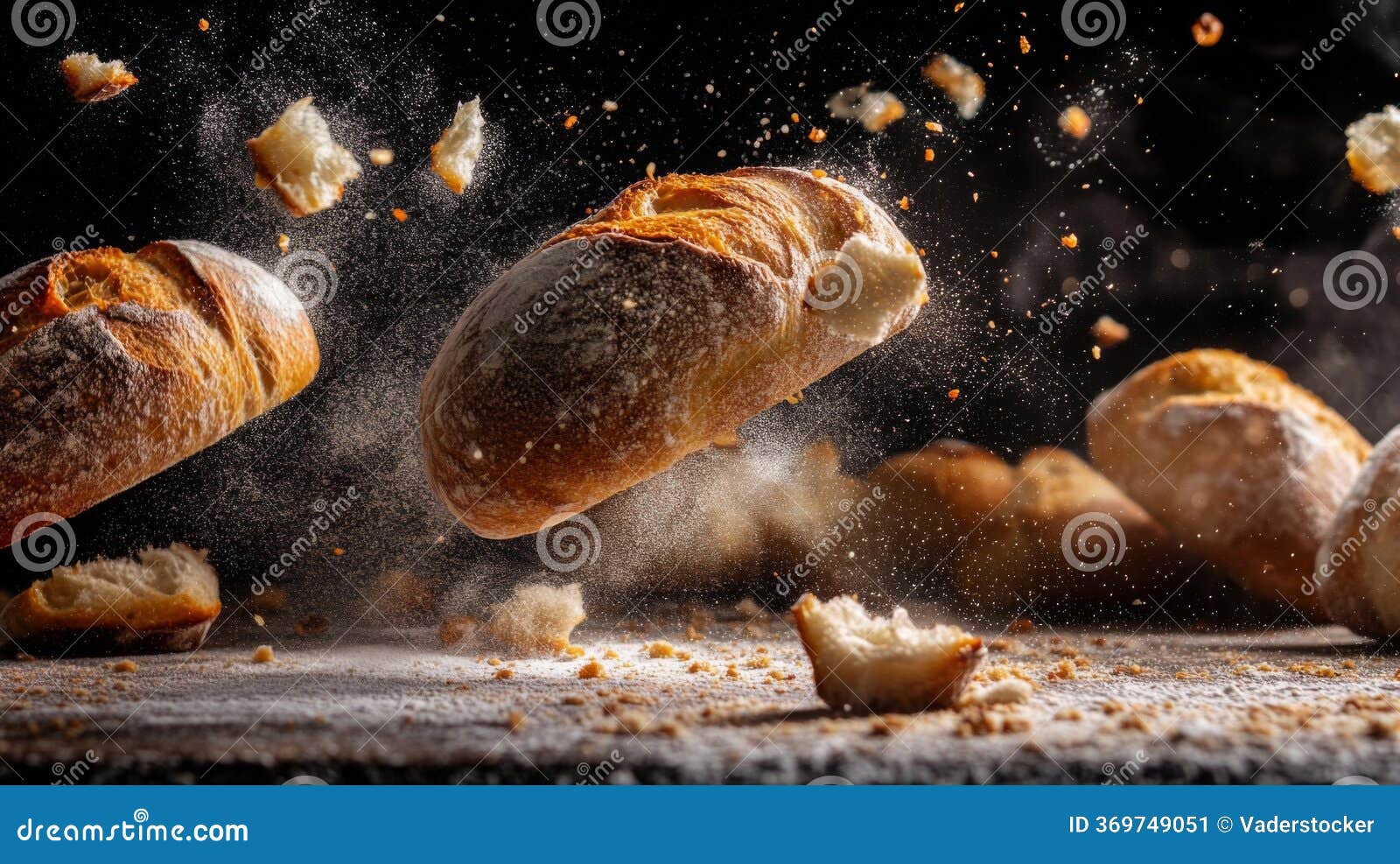 Bread Golden Raisins Royalty-Free Cartoon | CartoonDealer.com #328661180