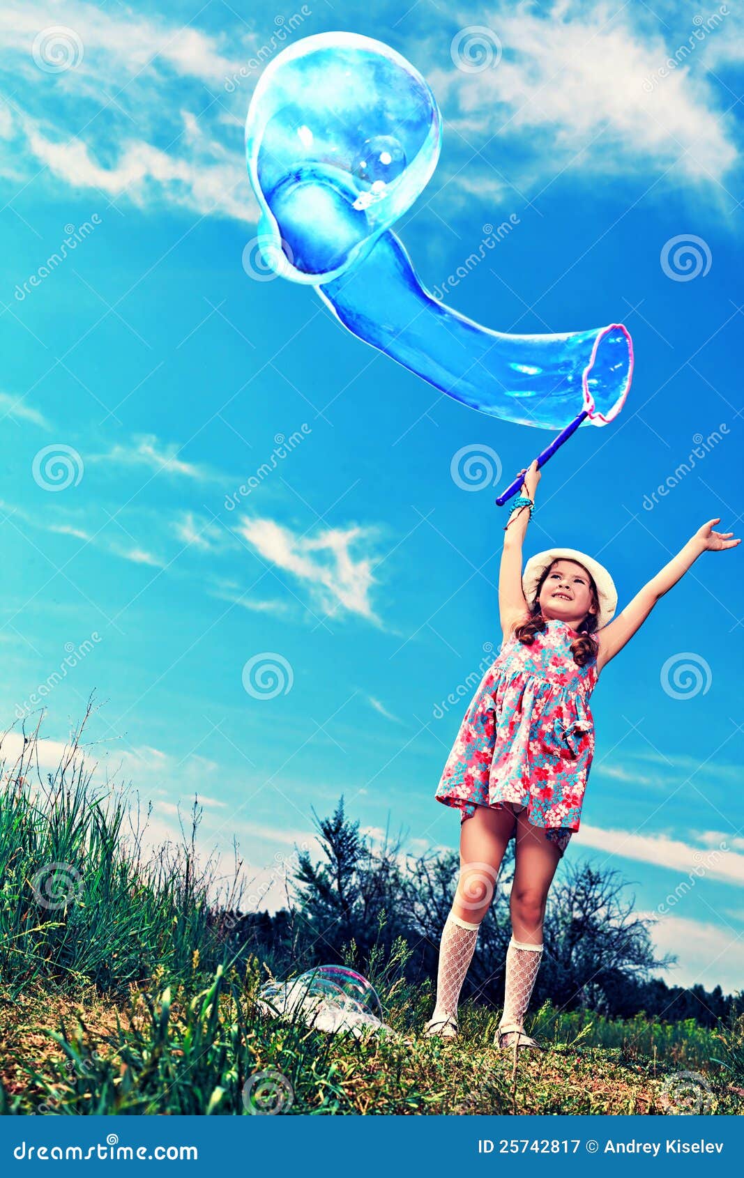 Flying bubble stock image. Image of holiday, happy, blowing - 25742817