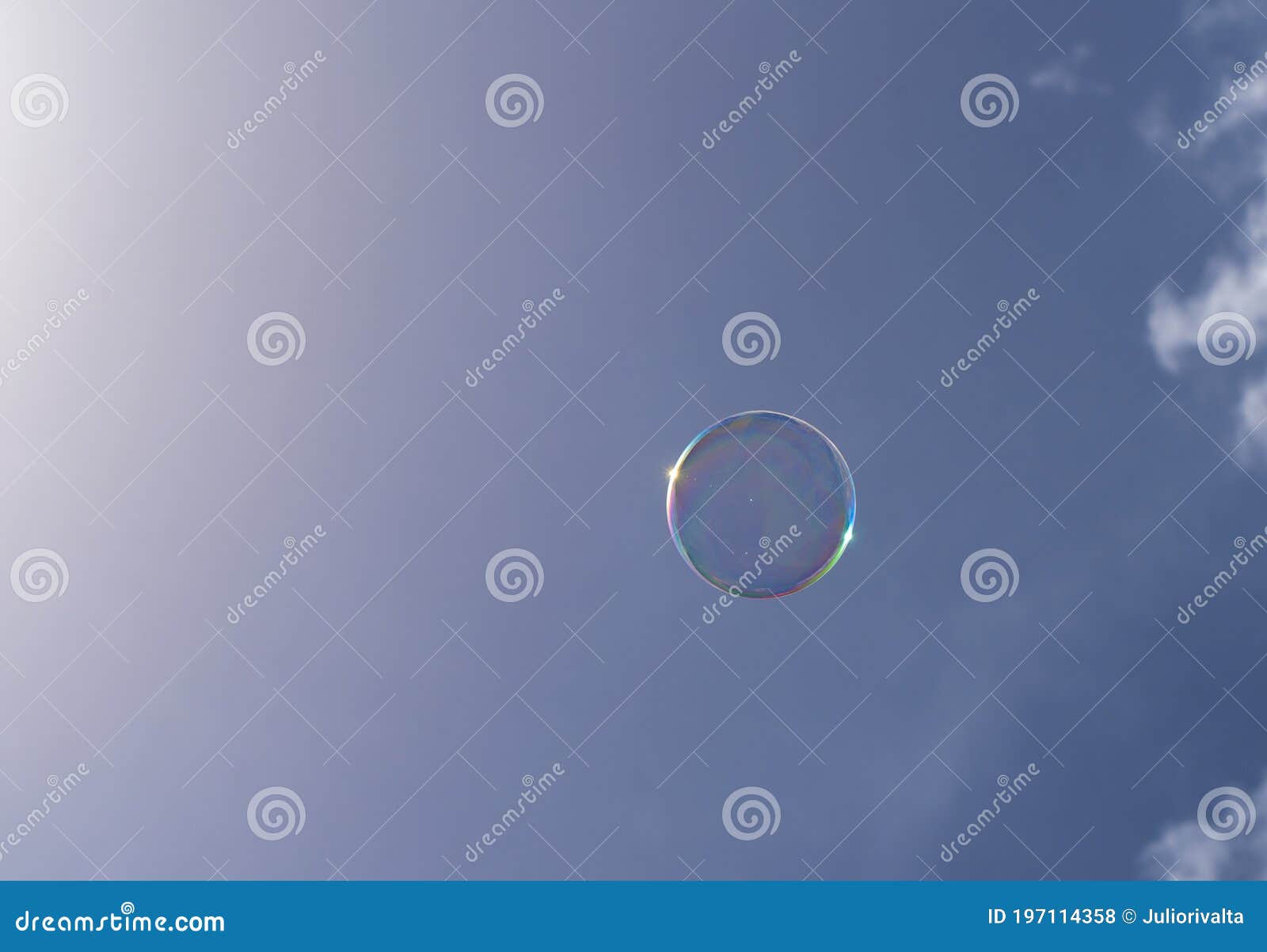 Flying bubble stock photo. Image of round, bright, transparent - 197114358