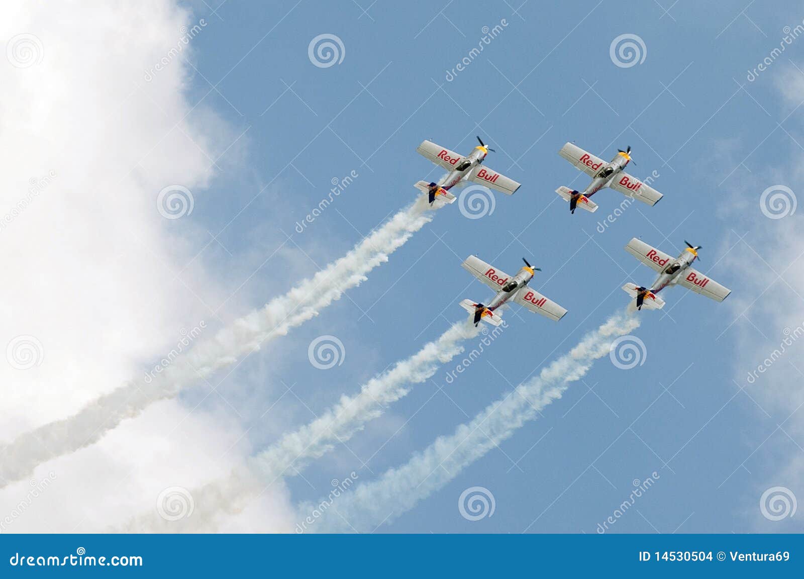 The Flying Bulls Aerobatics Team Editorial Stock Image - Image of ...