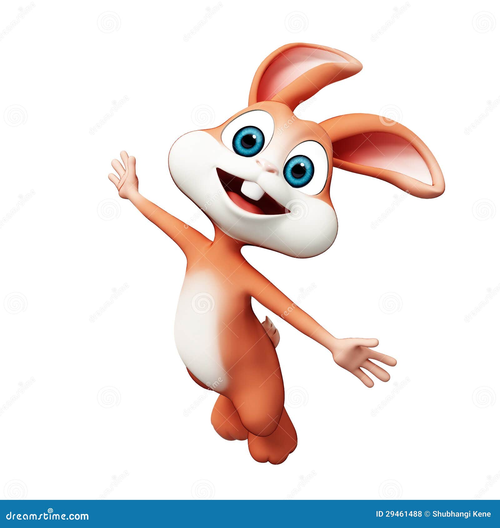 Flying bunny stock illustration. Illustration of cute - 29461488