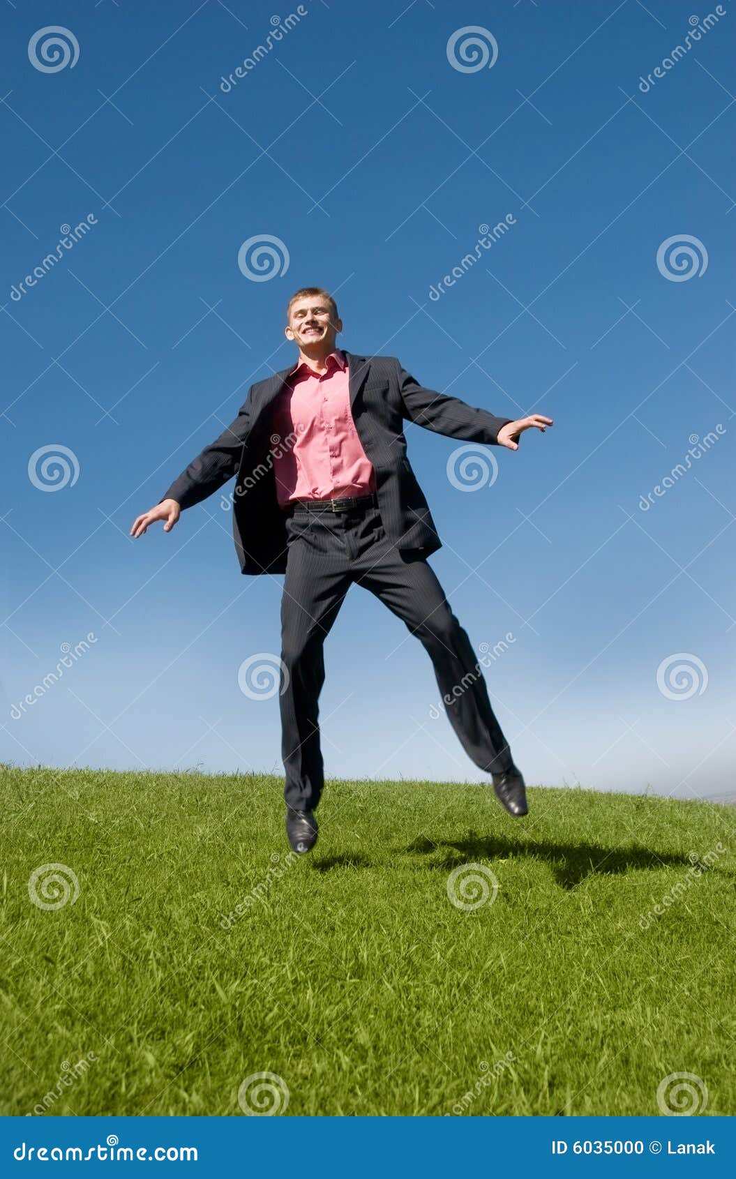 Flying businessman stock photo. Image of flying, relaxed - 6035000