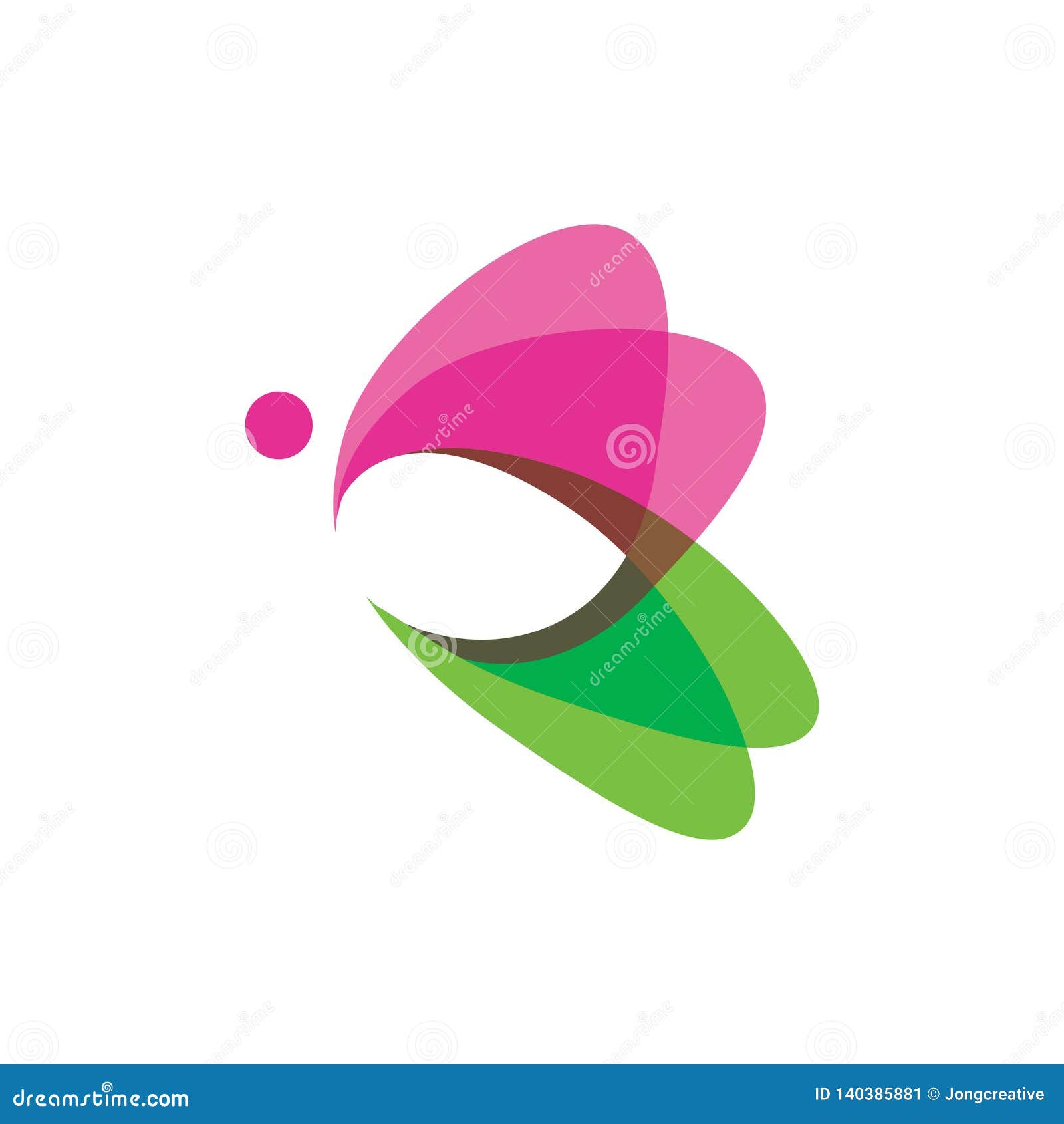 Flying Butterfly Beautiful Logo - Simple Modern Style Stock Vector ...