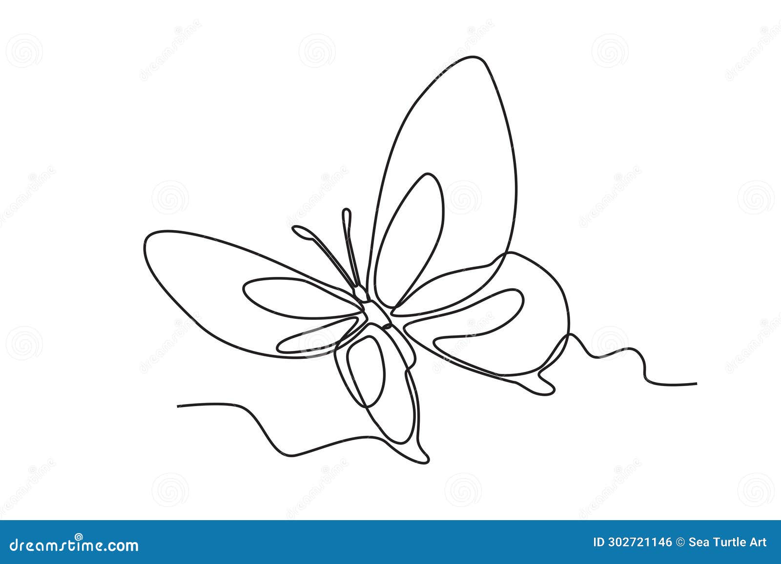 A flying butterfly stock vector. Illustration of colorful - 302721146 A flying butterfly stock vector. Illustration of colorful - 302721146