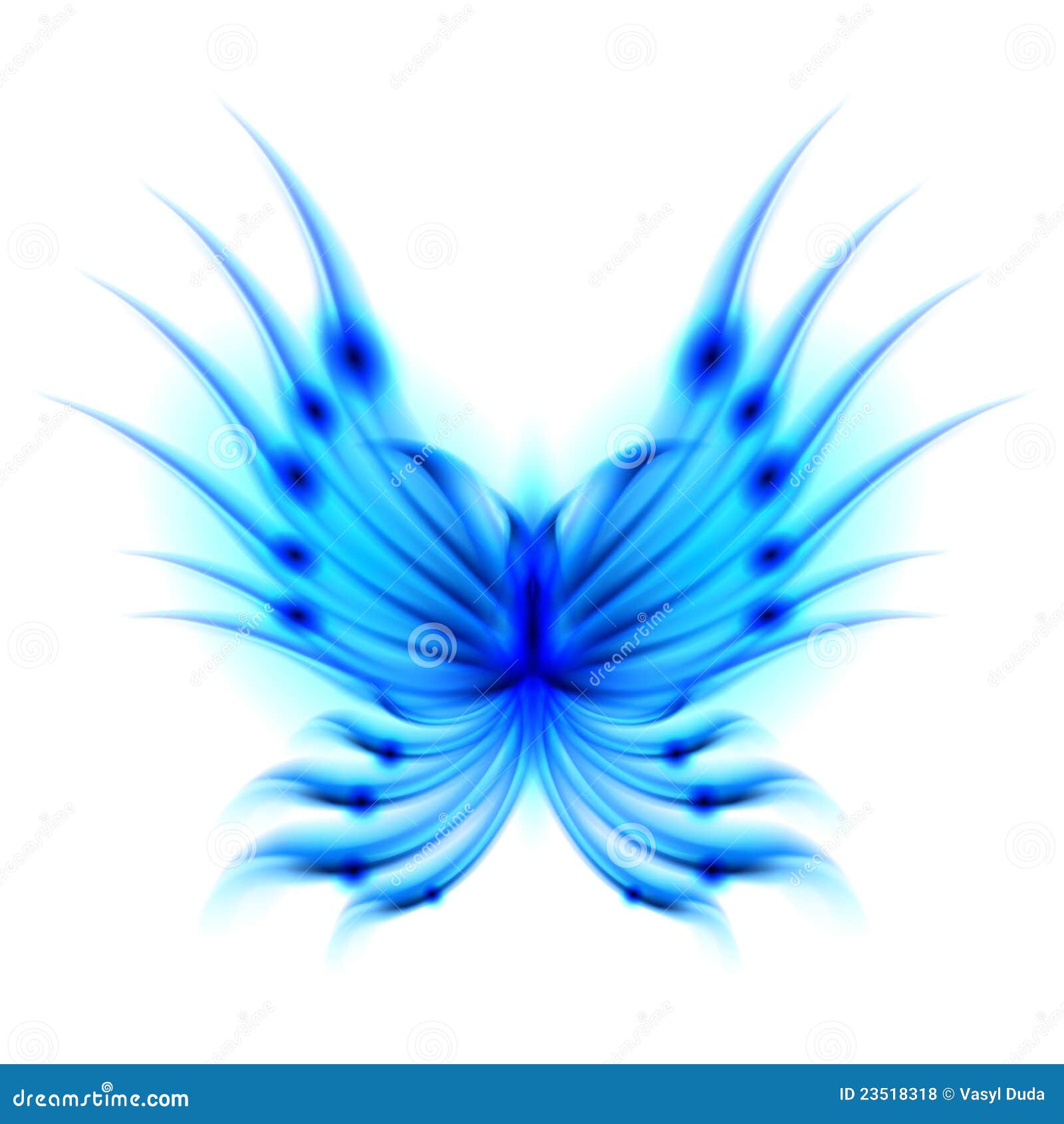 Blue Fire Wings