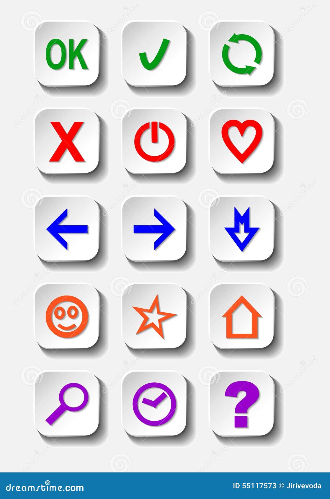 Flying buttons stock vector. Illustration of home, design - 55117573