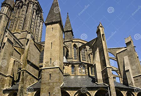 Flying Buttresses stock image. Image of buttress, catholic - 5657223