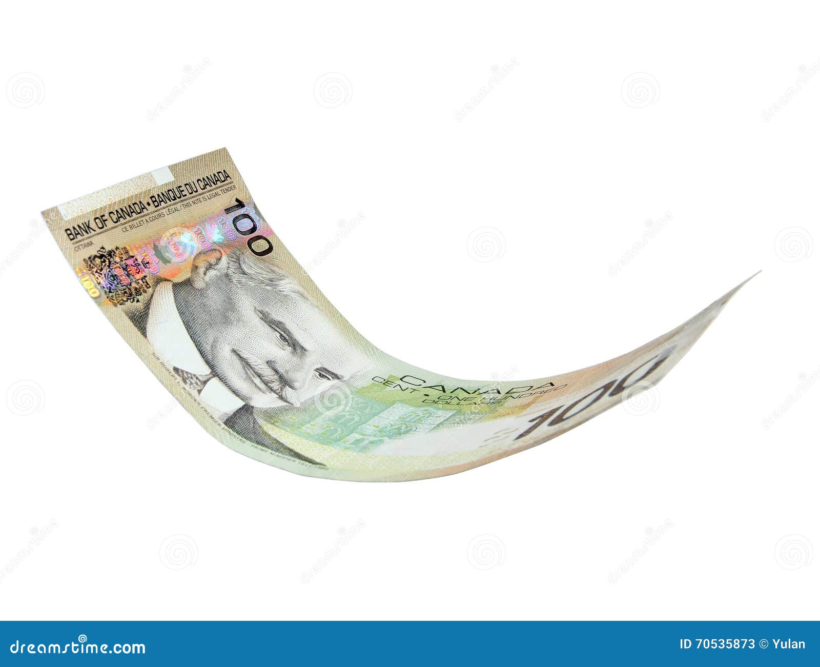 Flying Canadian dollar stock image. Image of concepts - 70535873