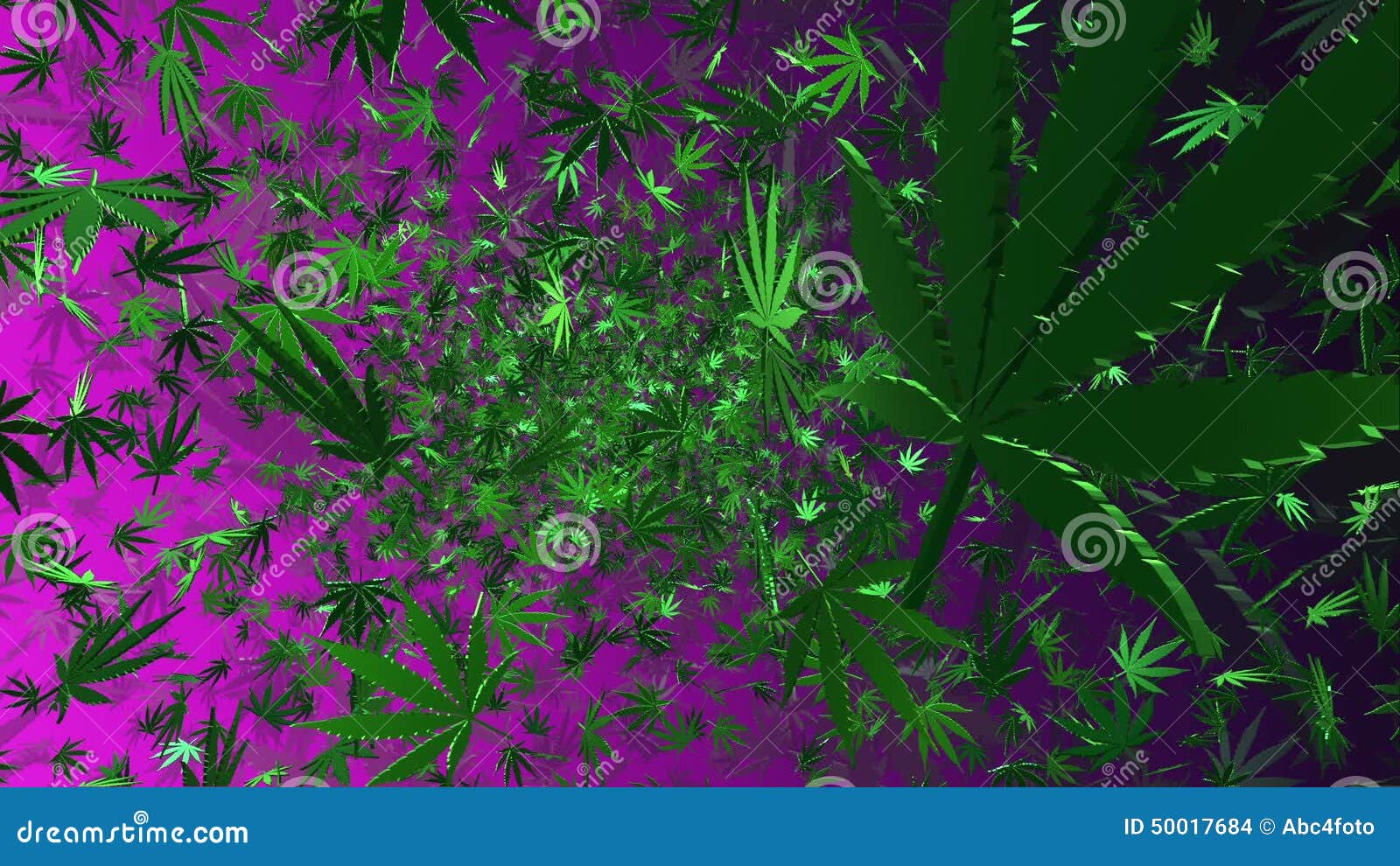 Flying Cannabis Leaves on a Purple Stock Footage - Video of happy ...