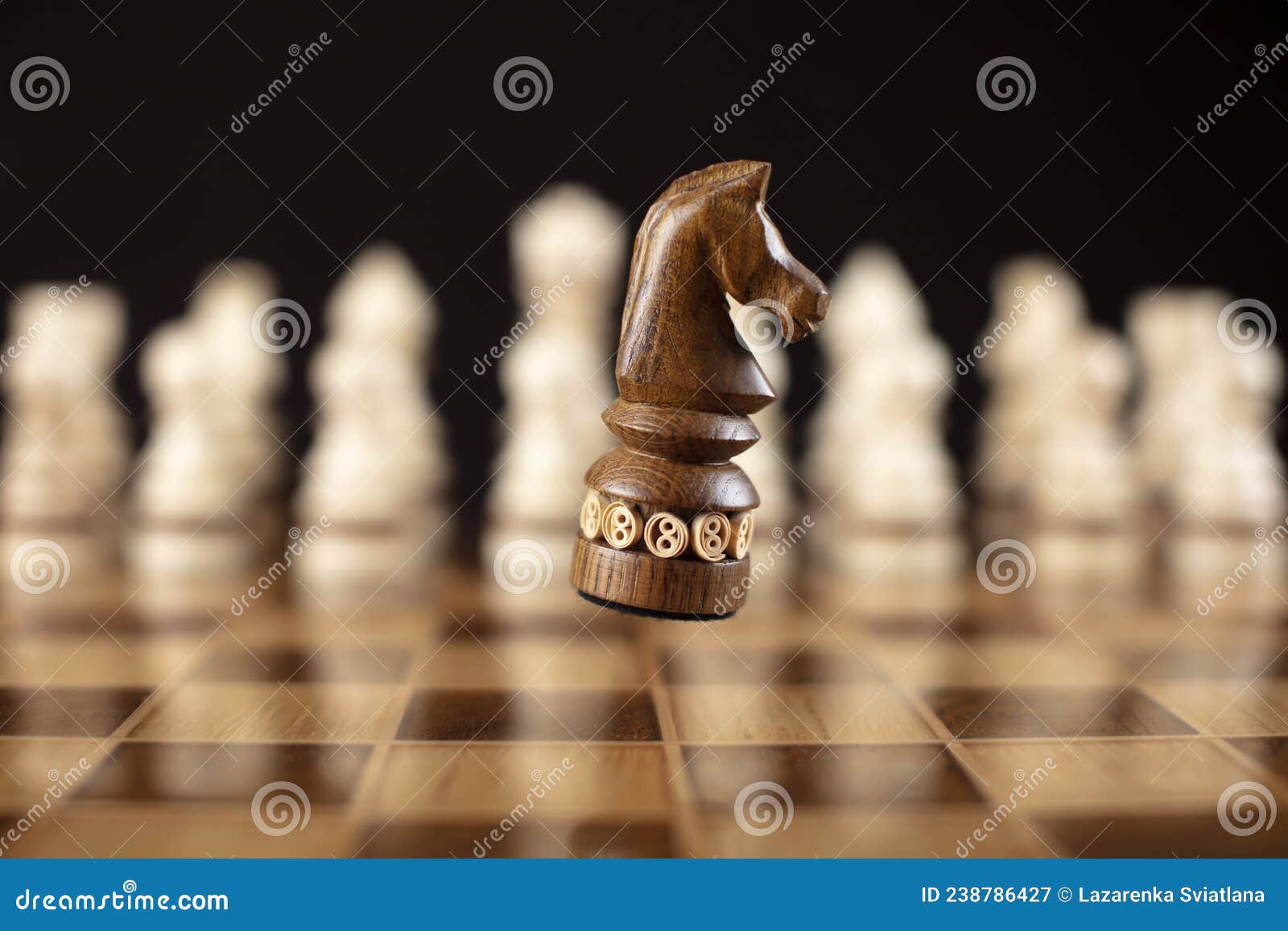 Flying chess pieces stock image. Image of battle, chess - 238786427