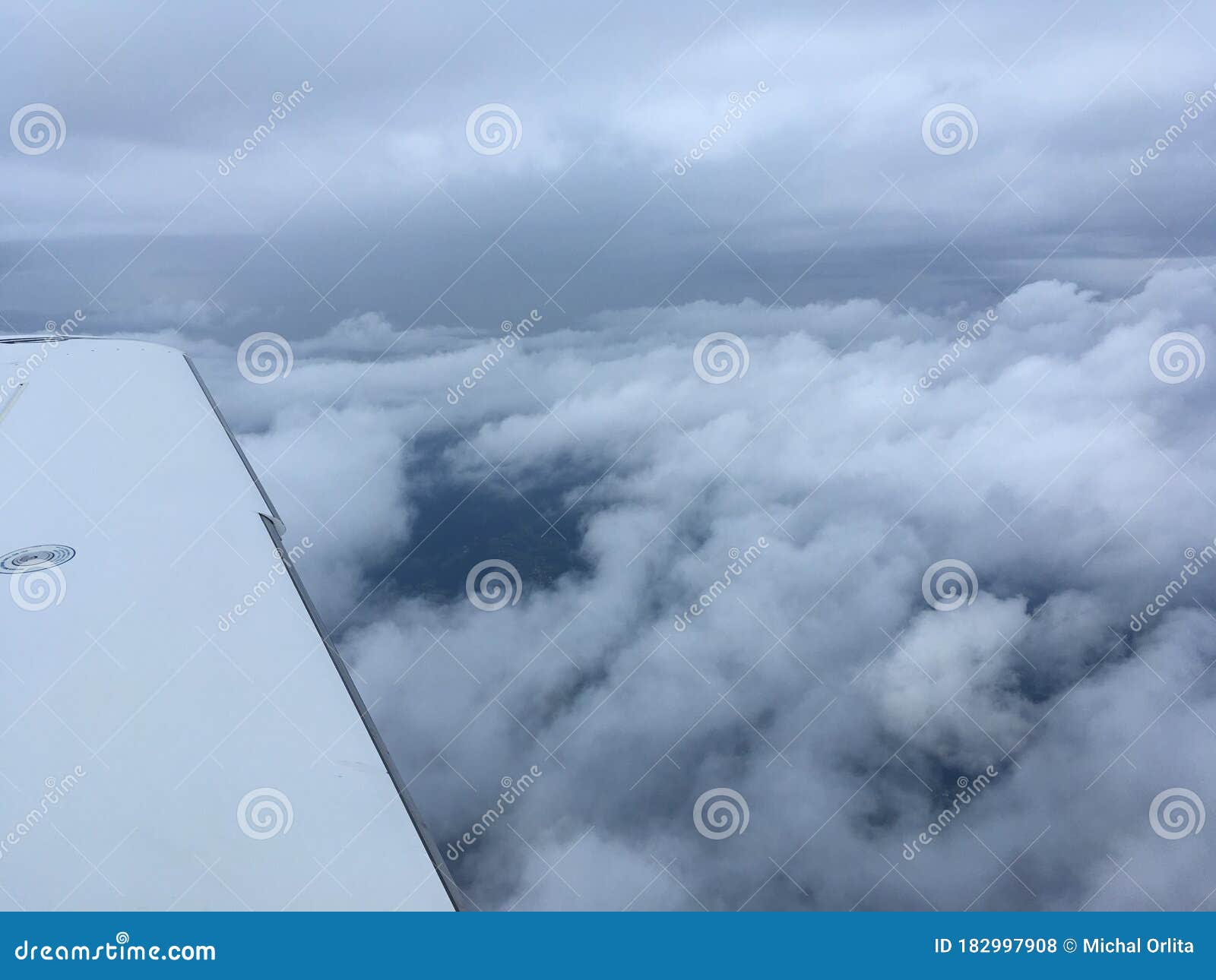 Flying Cirrus in a Weather - Pilot View Stock Photo - Image of embaded ...