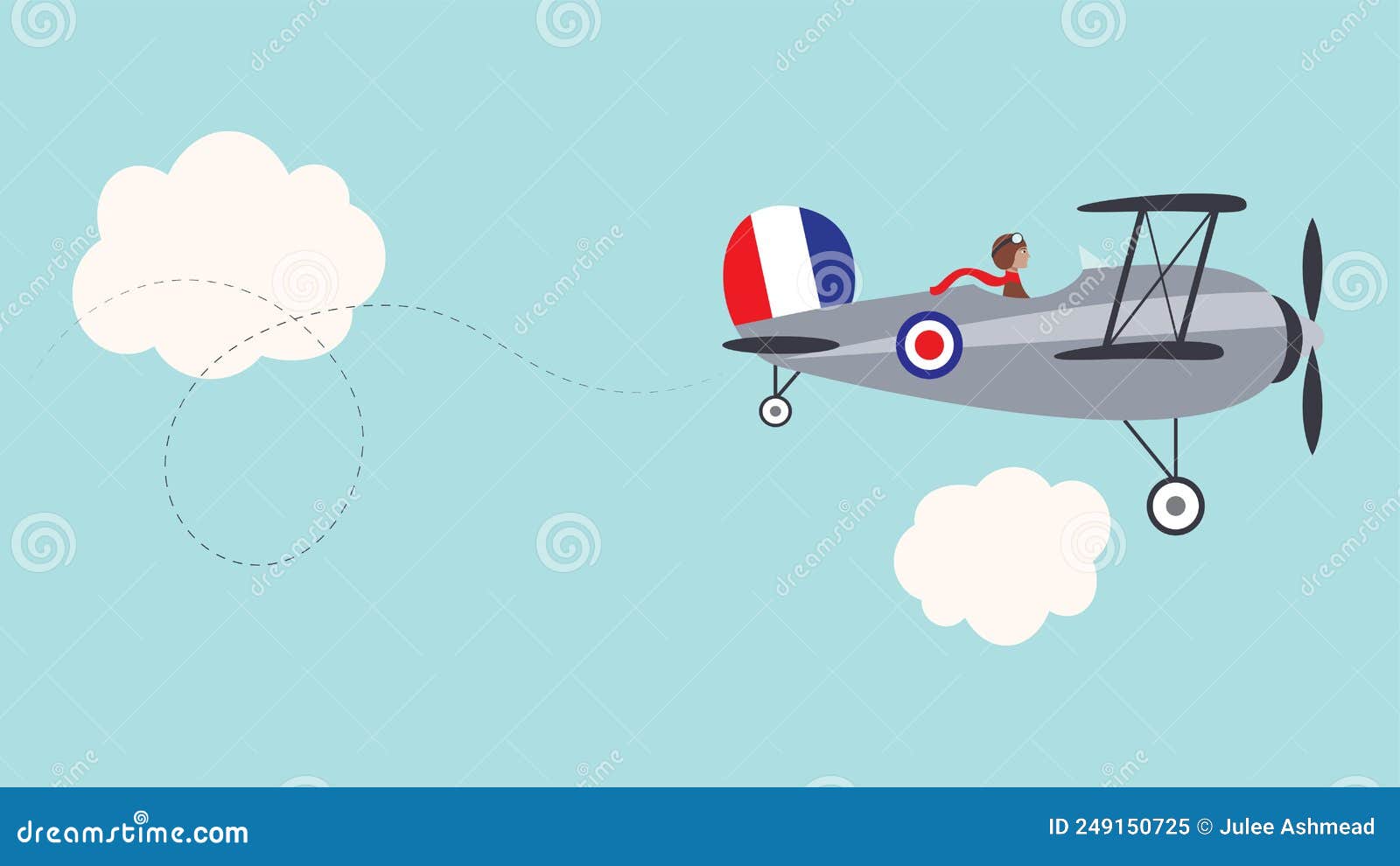 World War II Fighter Plane Battle In Dogfight In The Sky Royalty-Free ...