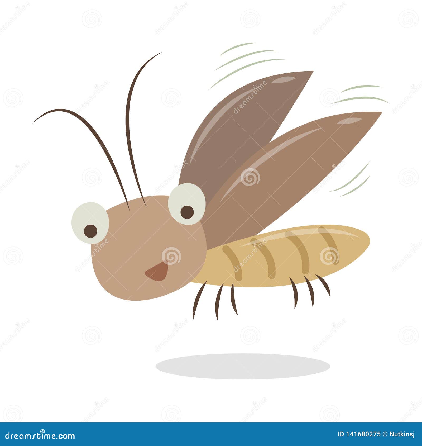 Cockroach Cartoon Get Out Vector Illustration | CartoonDealer.com #29199916