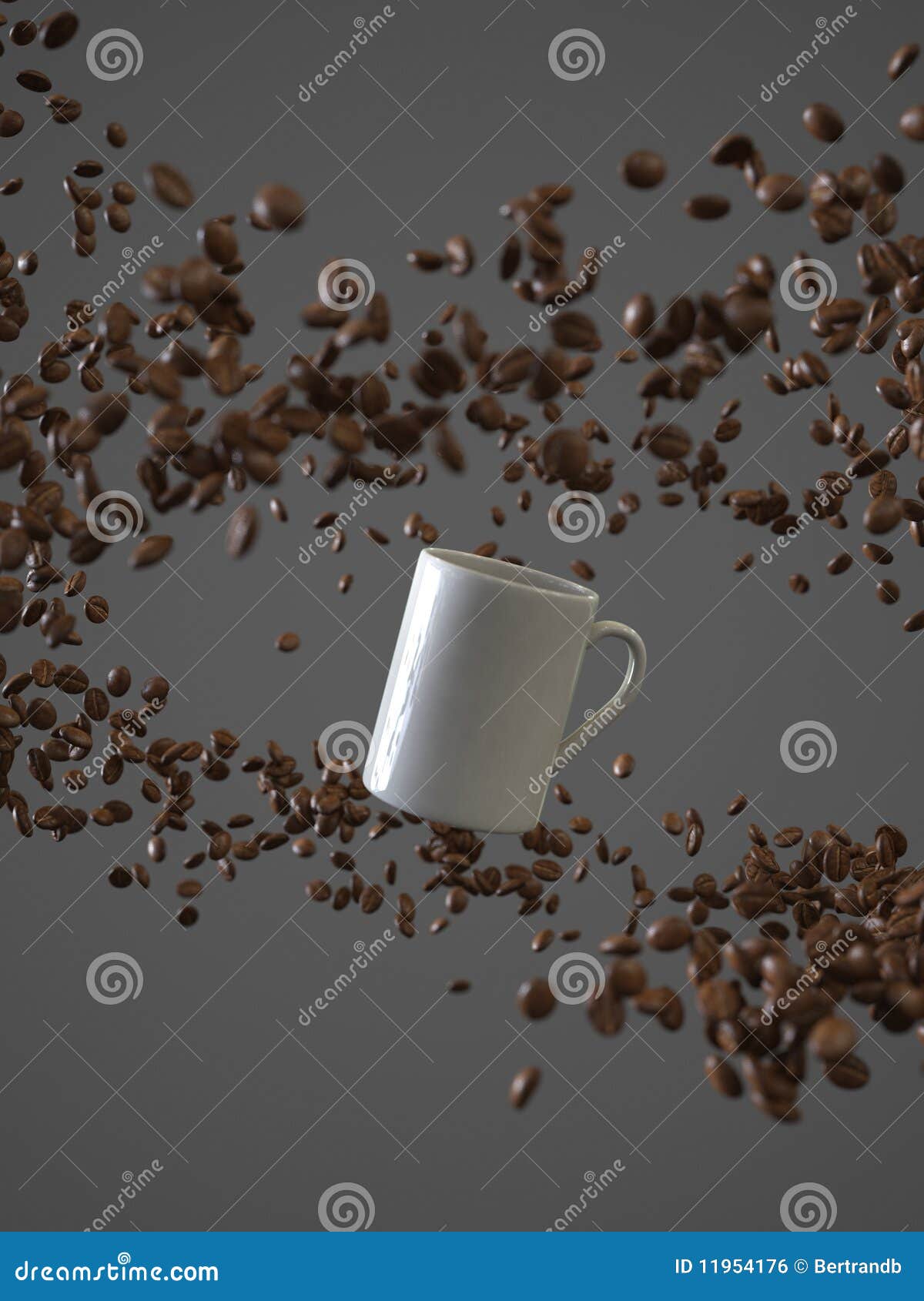 Flying Coffee Cup With Spilled Coffee Vector Outline Illustration ...
